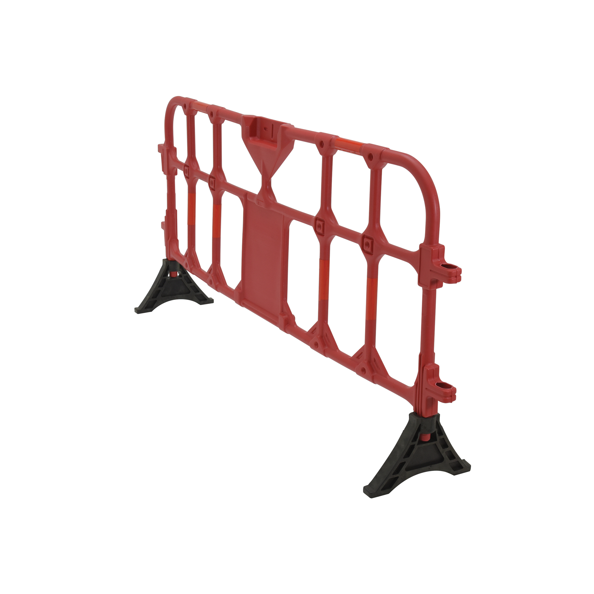 Vestil, Plastic Interlocking Barrier 15-1/2 In. x 79 In. x 40 In. Red ...