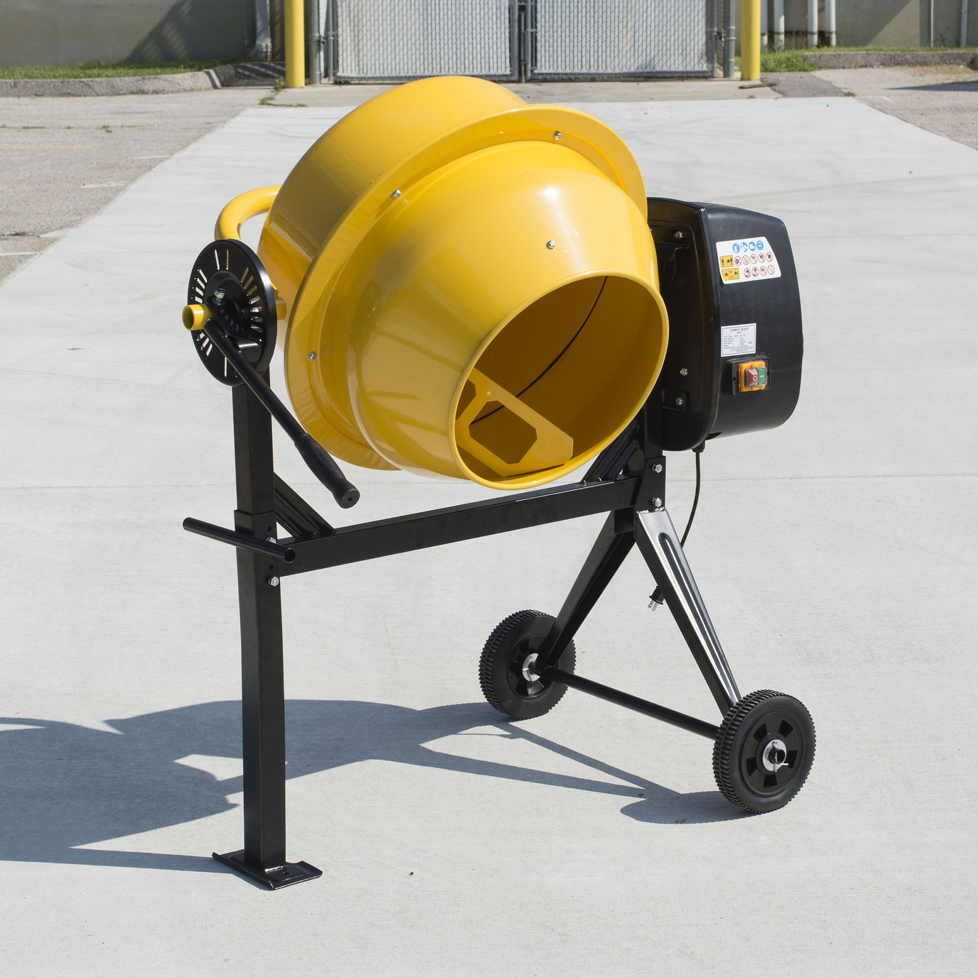 ProSeries, 3.5 Cubic Foot Electric Cement Mixer, Drum Capacity 3.5 ft³ ...