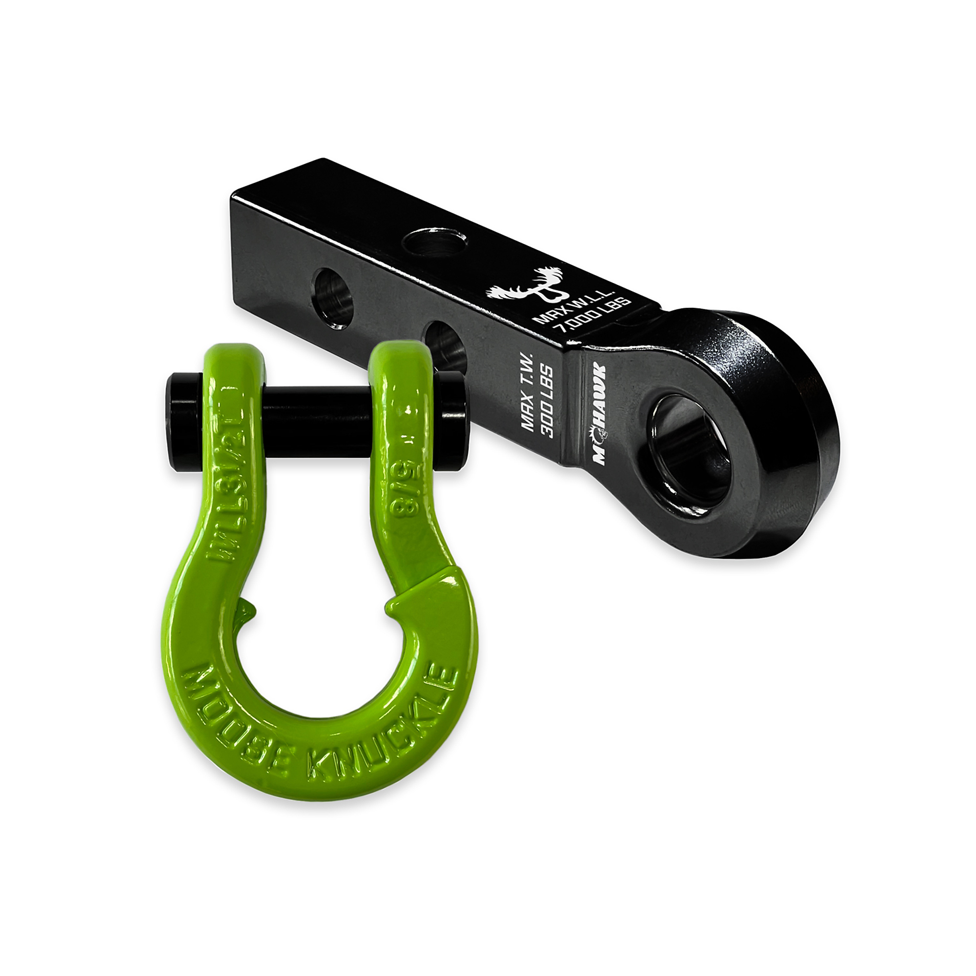 Moose Knuckle Offroad, 5/8 Jowl Split Shackle and Mohawk 1.25 Receiver ...
