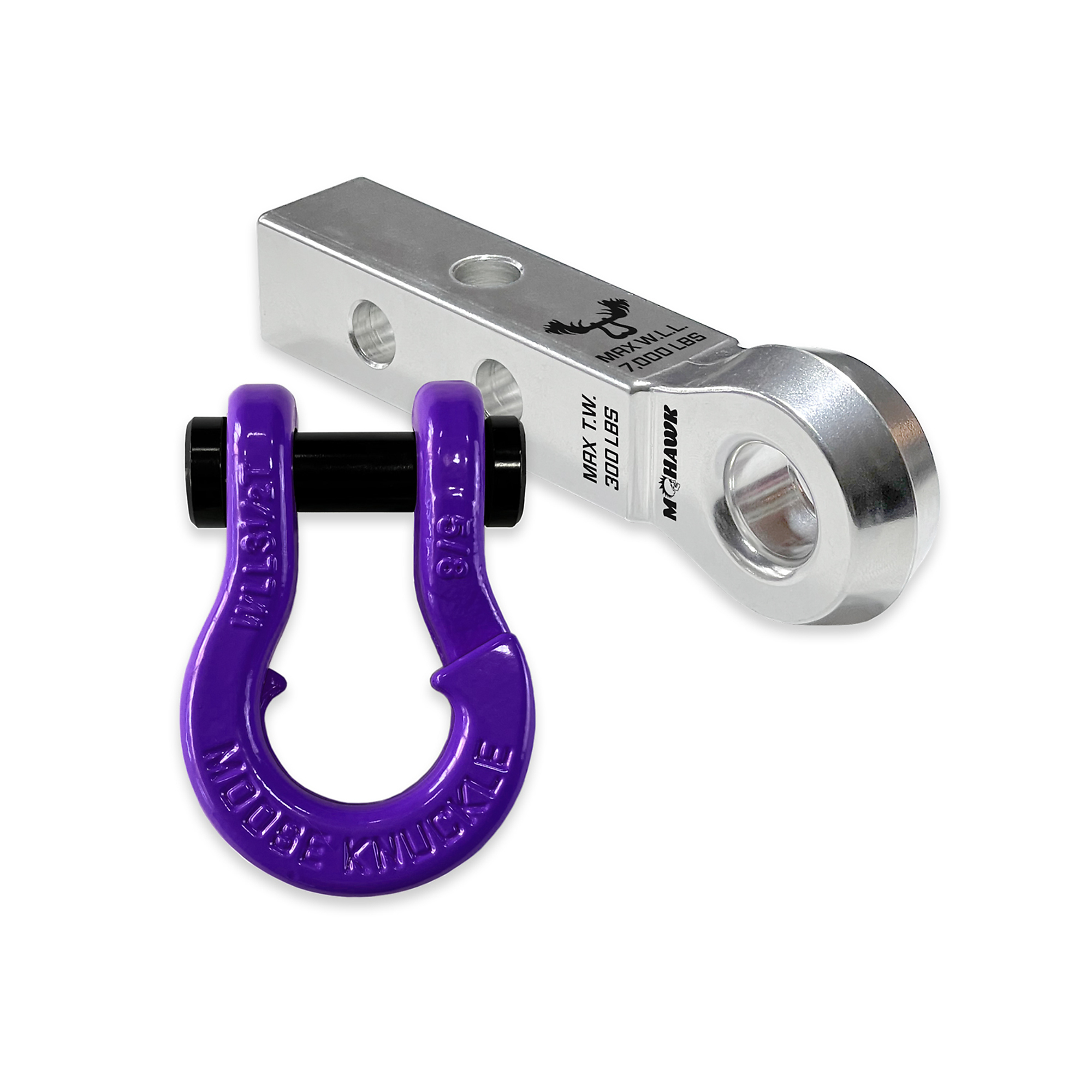 Moose Knuckle Offroad, 5/8 Jowl Split Shackle and Mohawk 1.25 Receiver ...