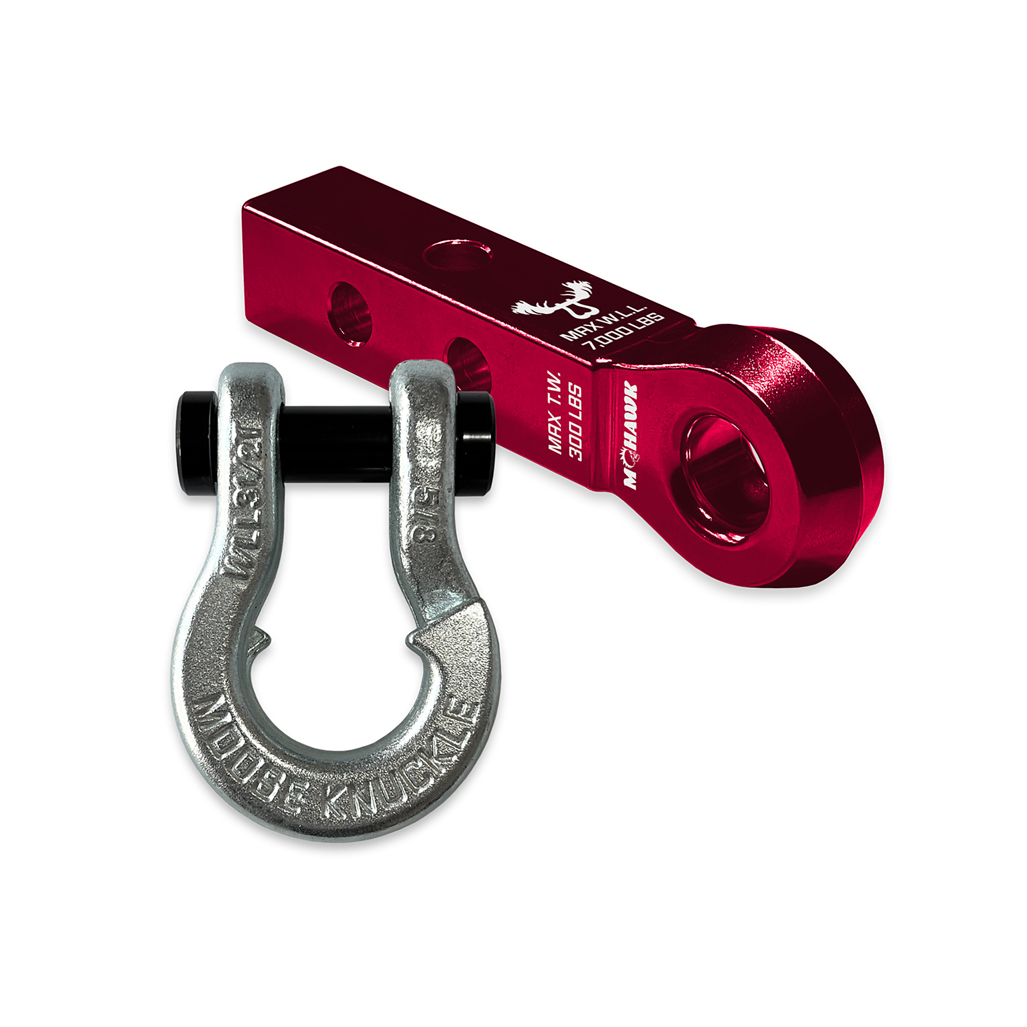 Moose Knuckle Offroad, 5/8 Jowl Split Shackle and Mohawk 1.25 Receiver ...