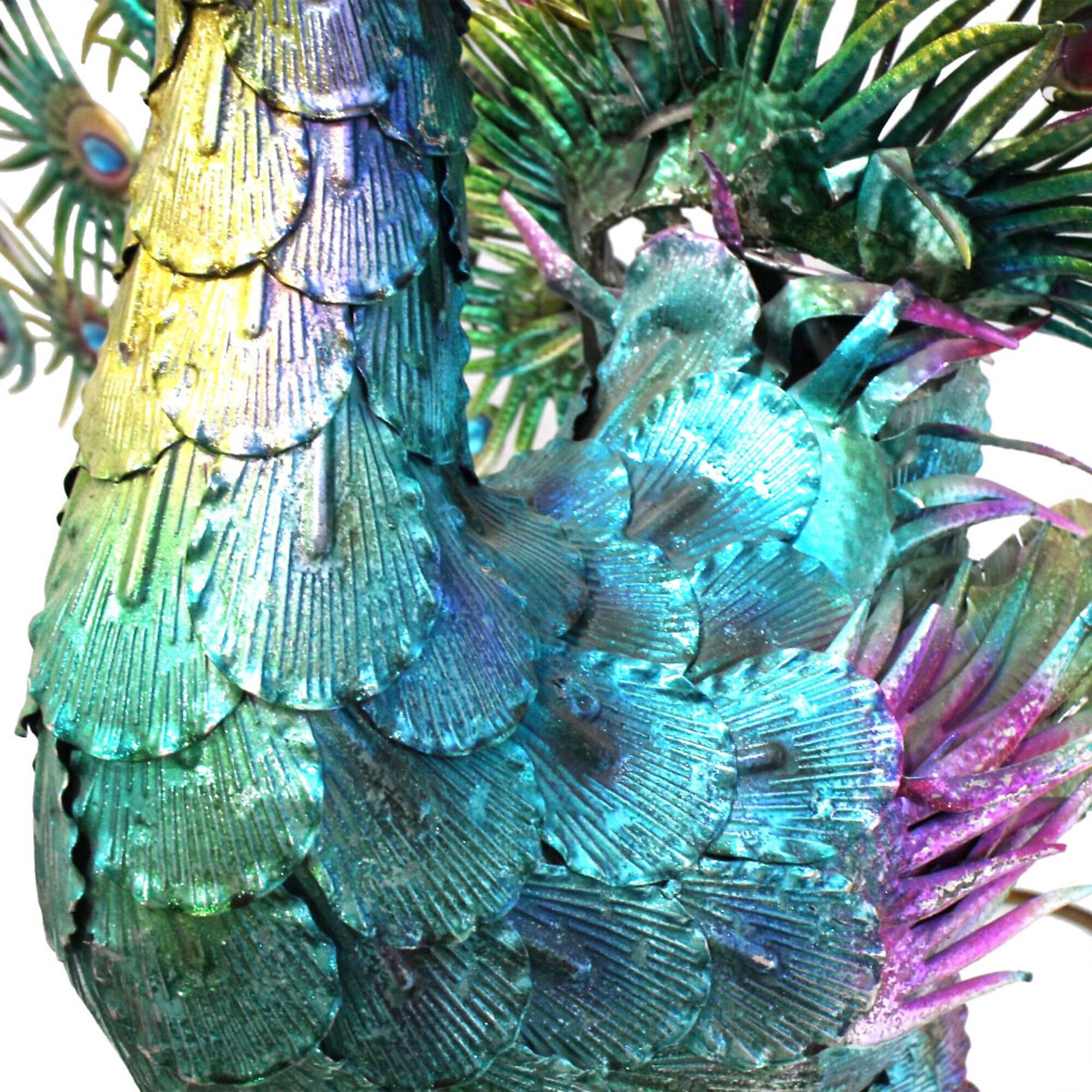 Alpine Corporation, Majestic Tail Peacock Decor,Jumbo Size Green/Blue ...