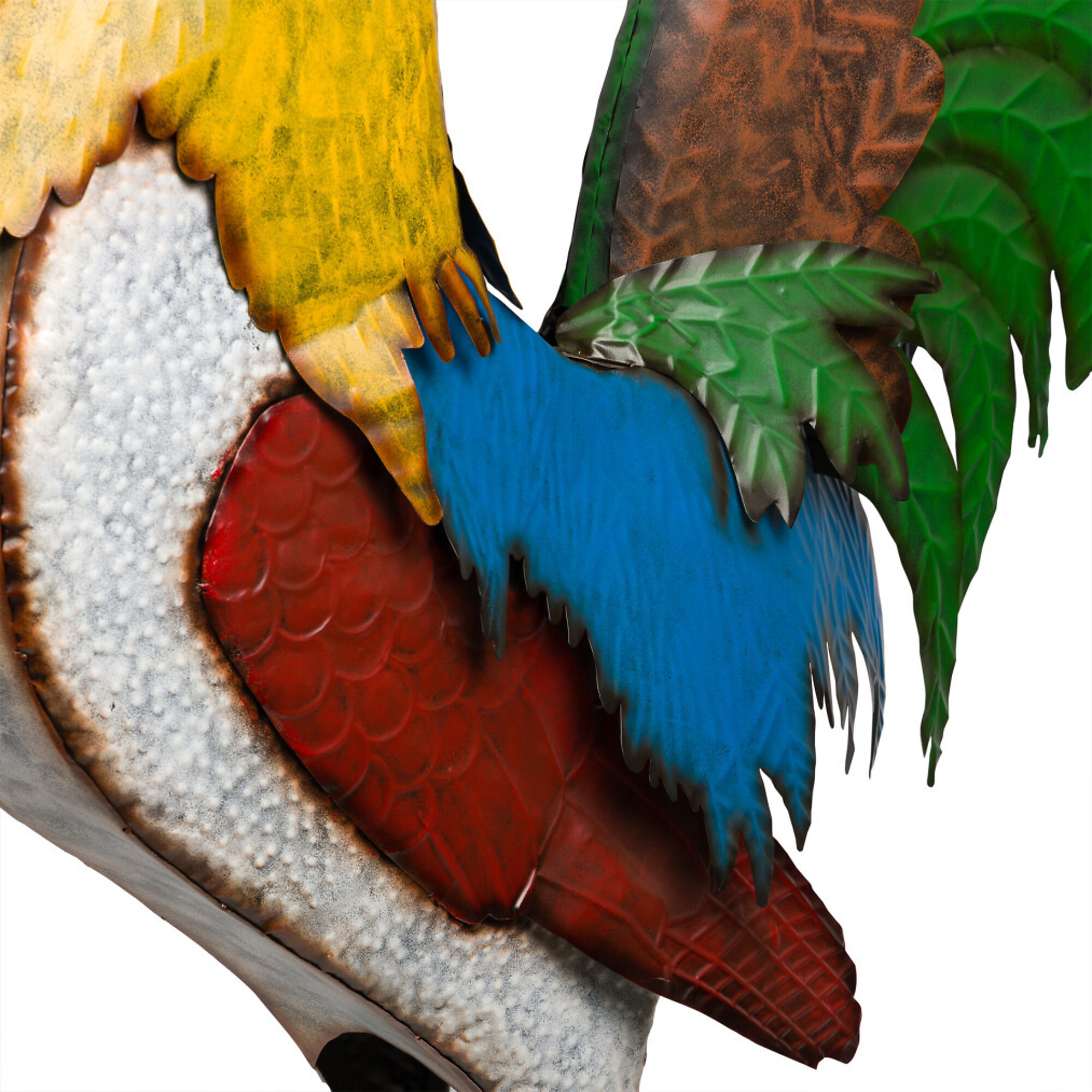 Alpine Corporation, Multi-Color Metal Jumbo Rooster Decor, Model ...