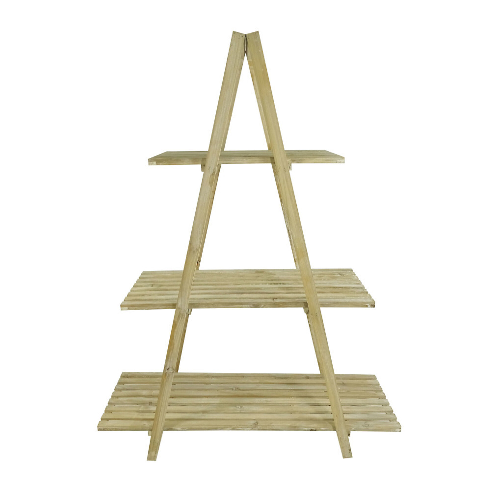 Alpine Corporation, Triangular Shelf Storage Rack Wooden 3-Tier, Model ...