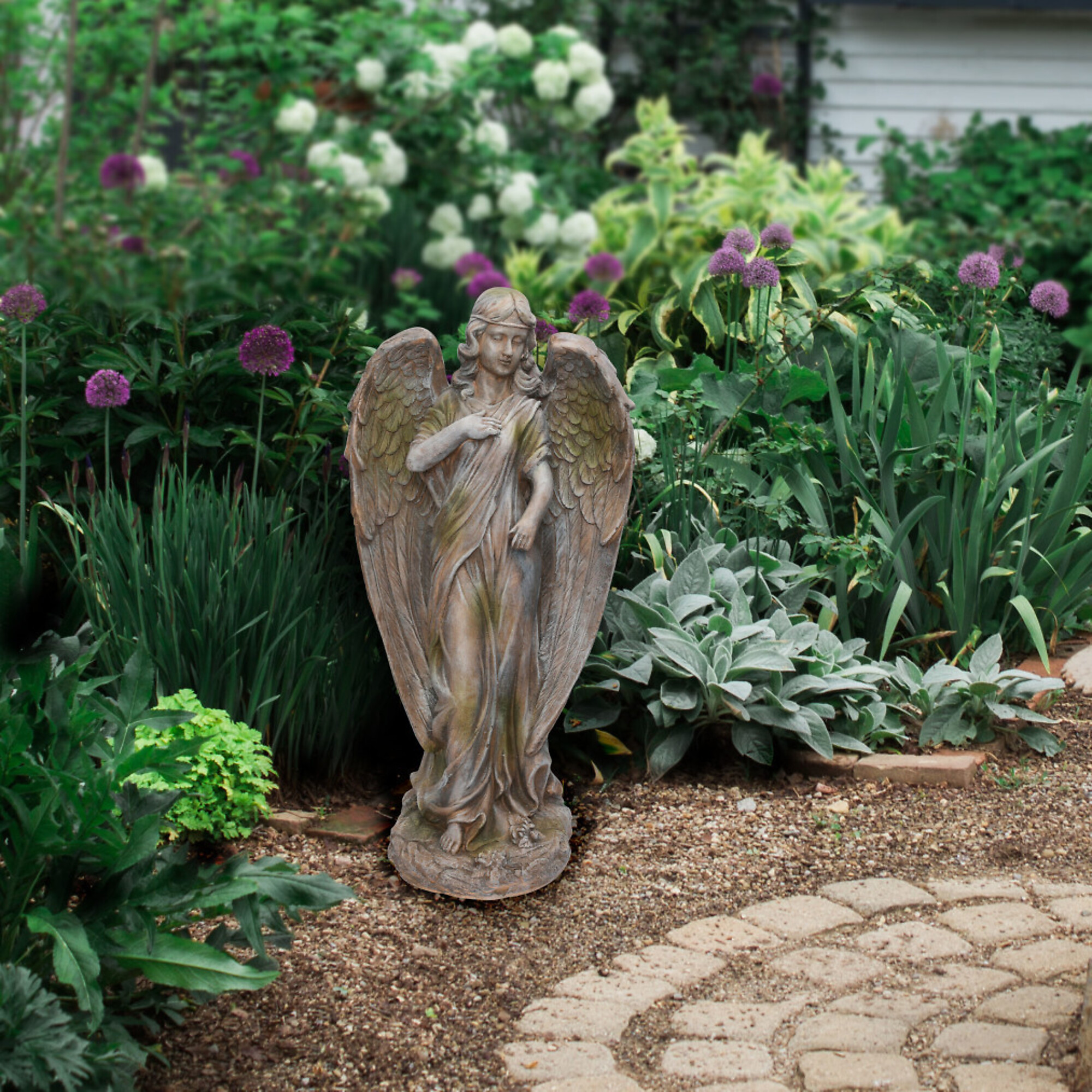 Alpine Corporation, Old World Angel Statue, Model# QFC105-201 ...