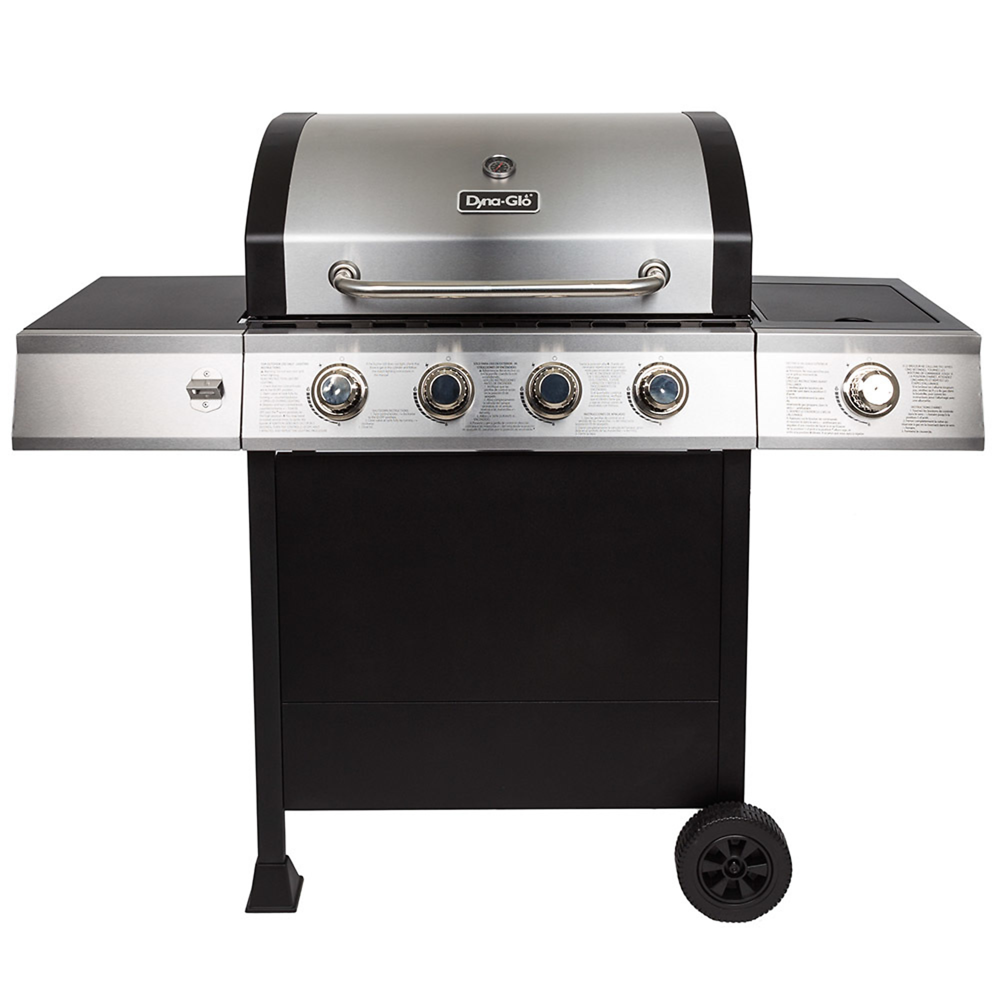 Dyna Glo, 4 Burner Open Cart Propane Gas Grill, Fuel Type Propane ...