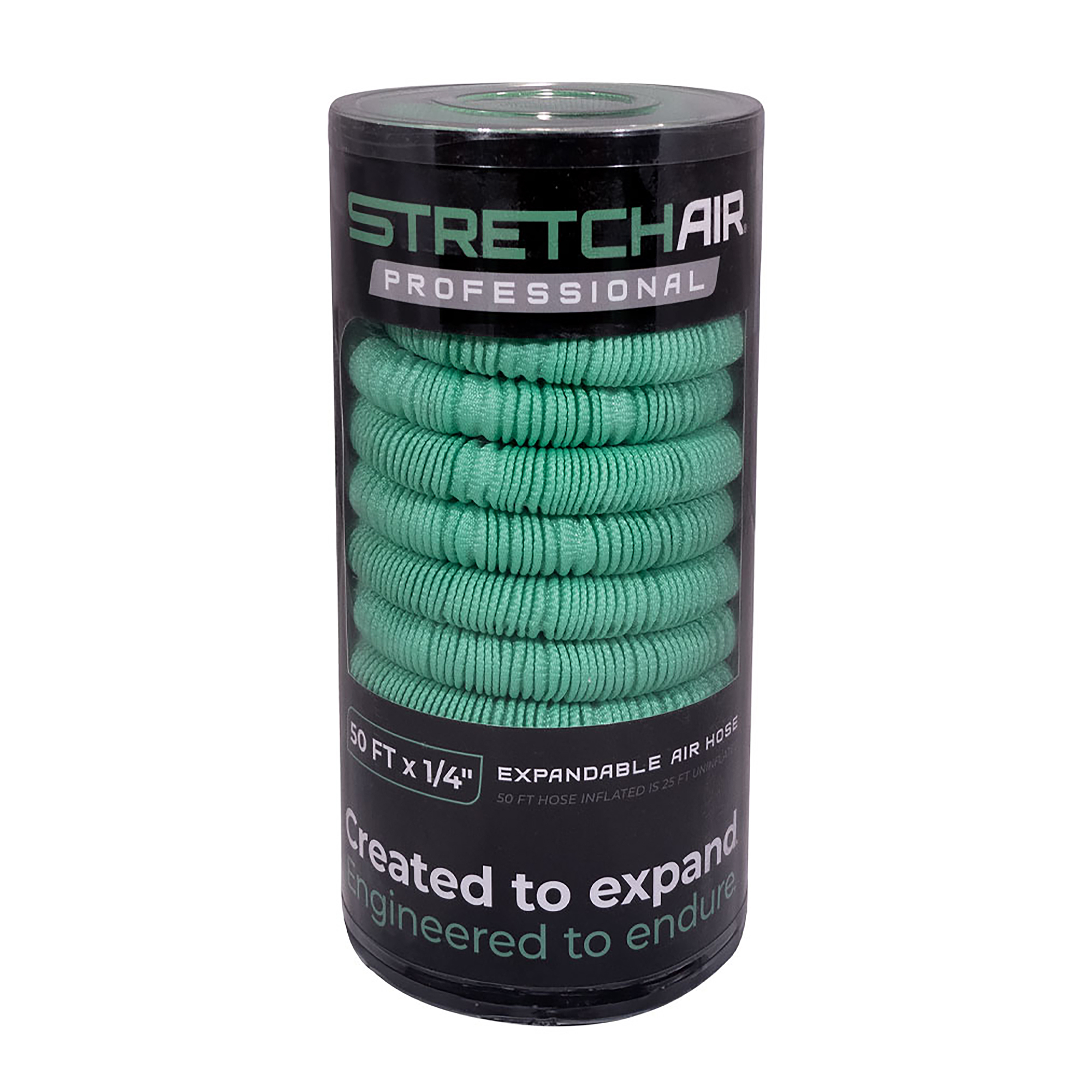 StretchAir, Expandable Air Hose, 1/4in. X 50ft., 300 PSI, Hose Diameter ...