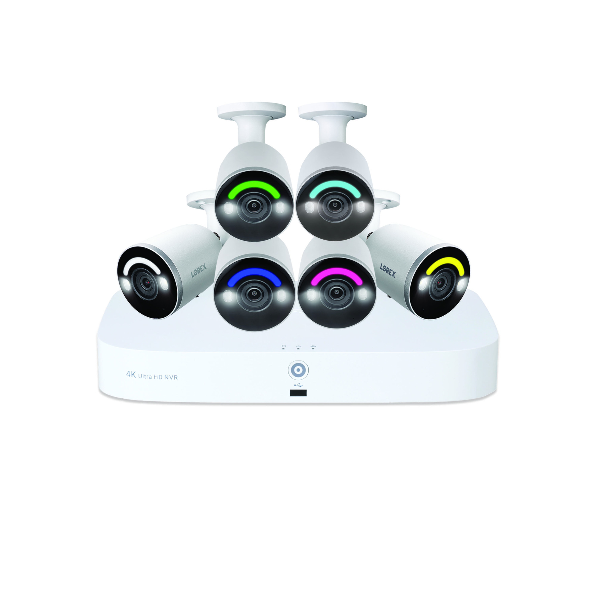 Lorex, NVR Fusion Camera System 2TB 6 Smart Security Cams, Product ...