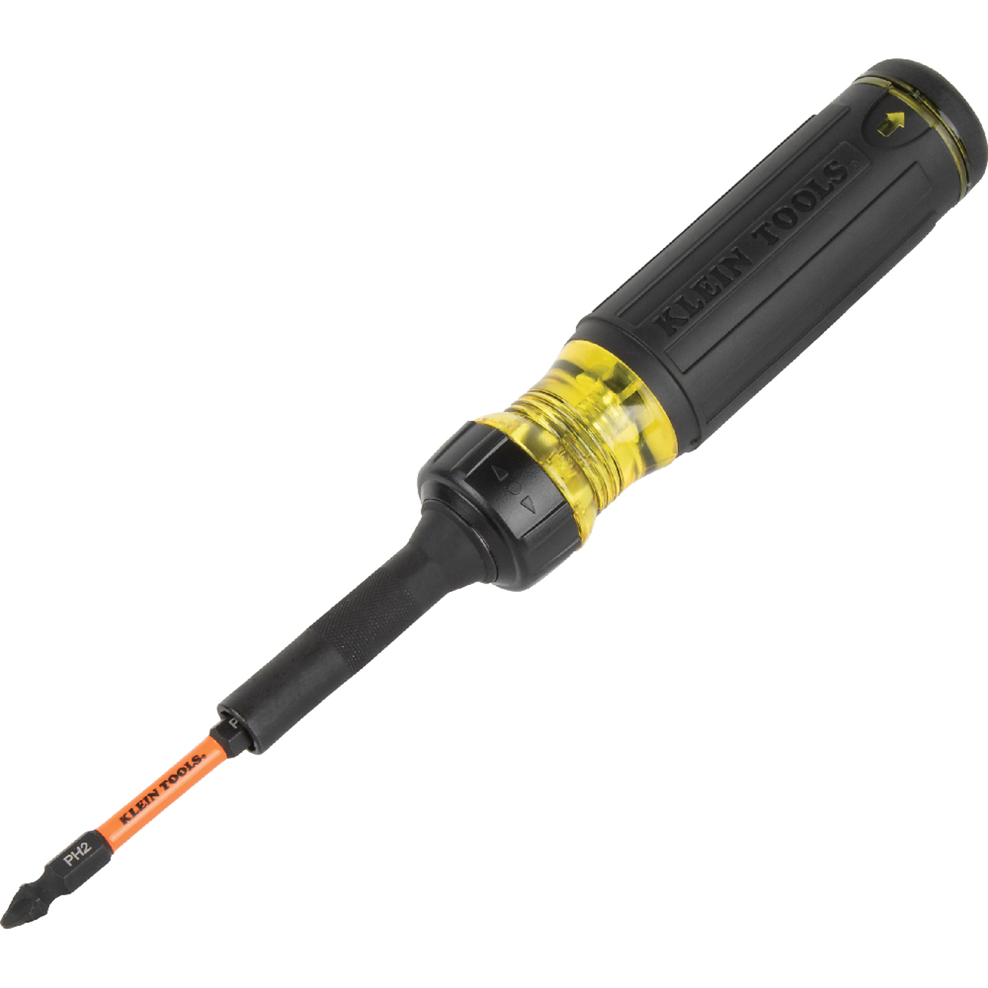 Klein Tools, 13in.-1 Ratcheting Impact Rated Screwdriver, Drive Type ...