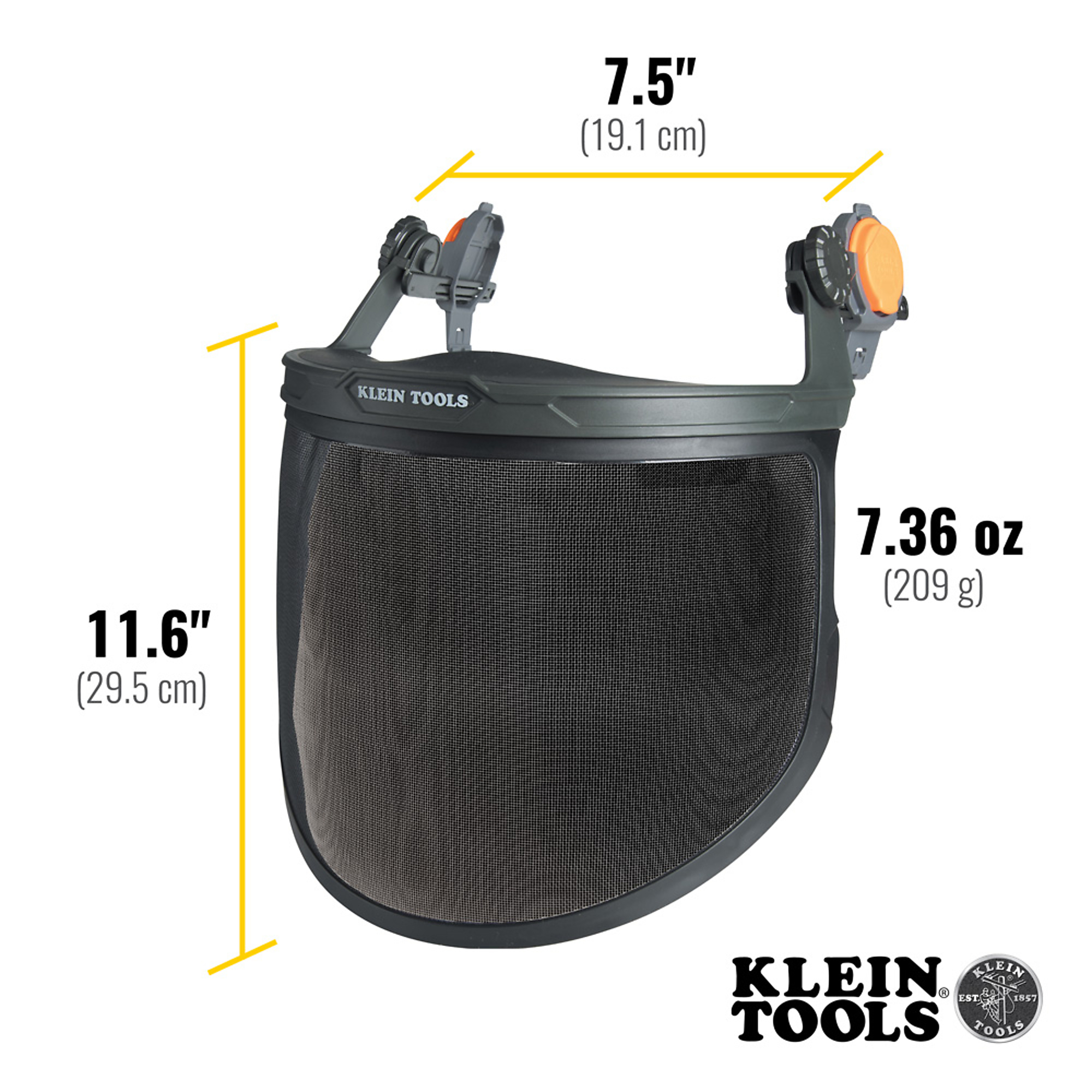 Klein Tools, Forestry Kit, Hard Hat Style Helmet, with Mesh Face Shield ...