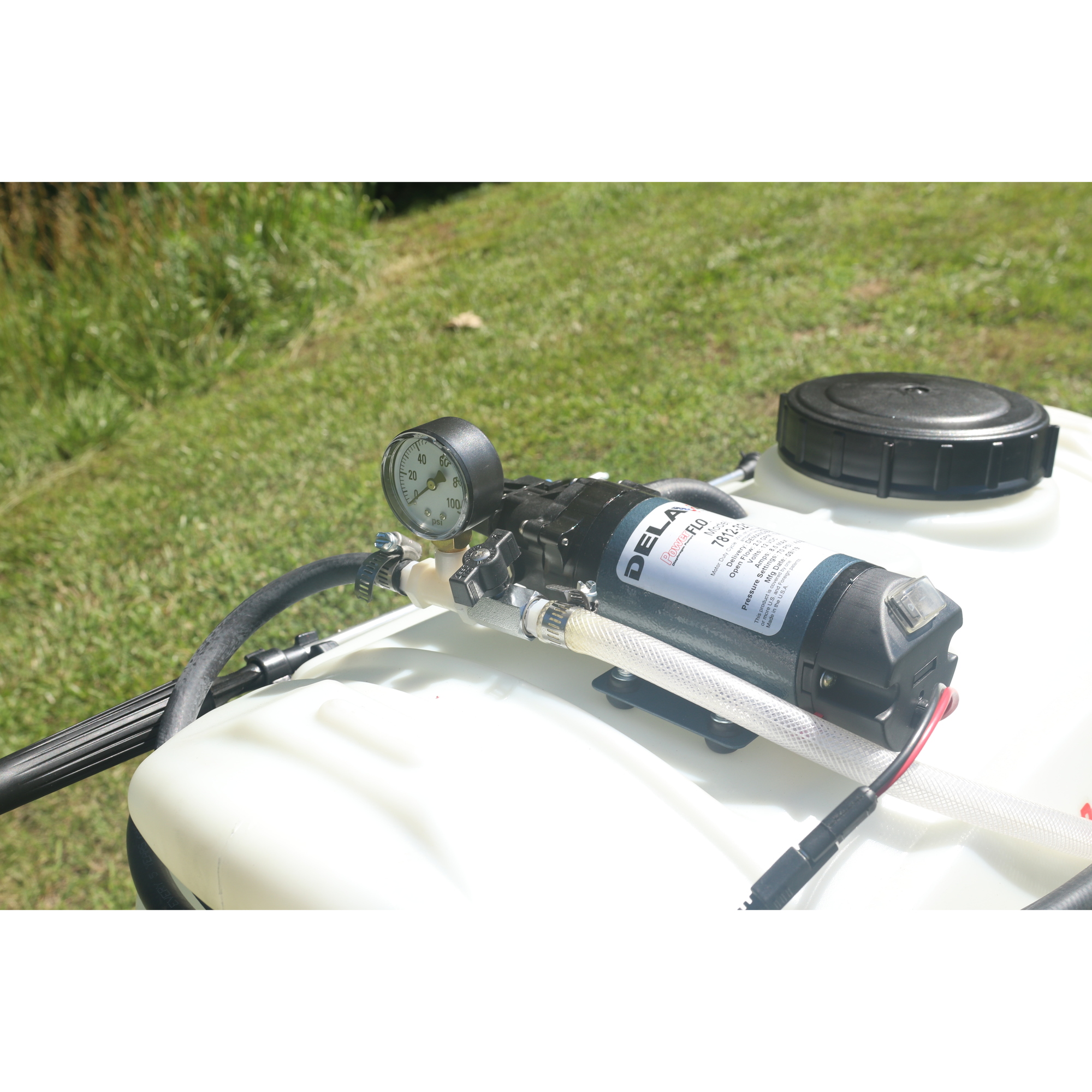 Precision Tow-Behind Sprayer, 25-Gal. Tank, 2 GPM, 100 Max. PSI, Model ...
