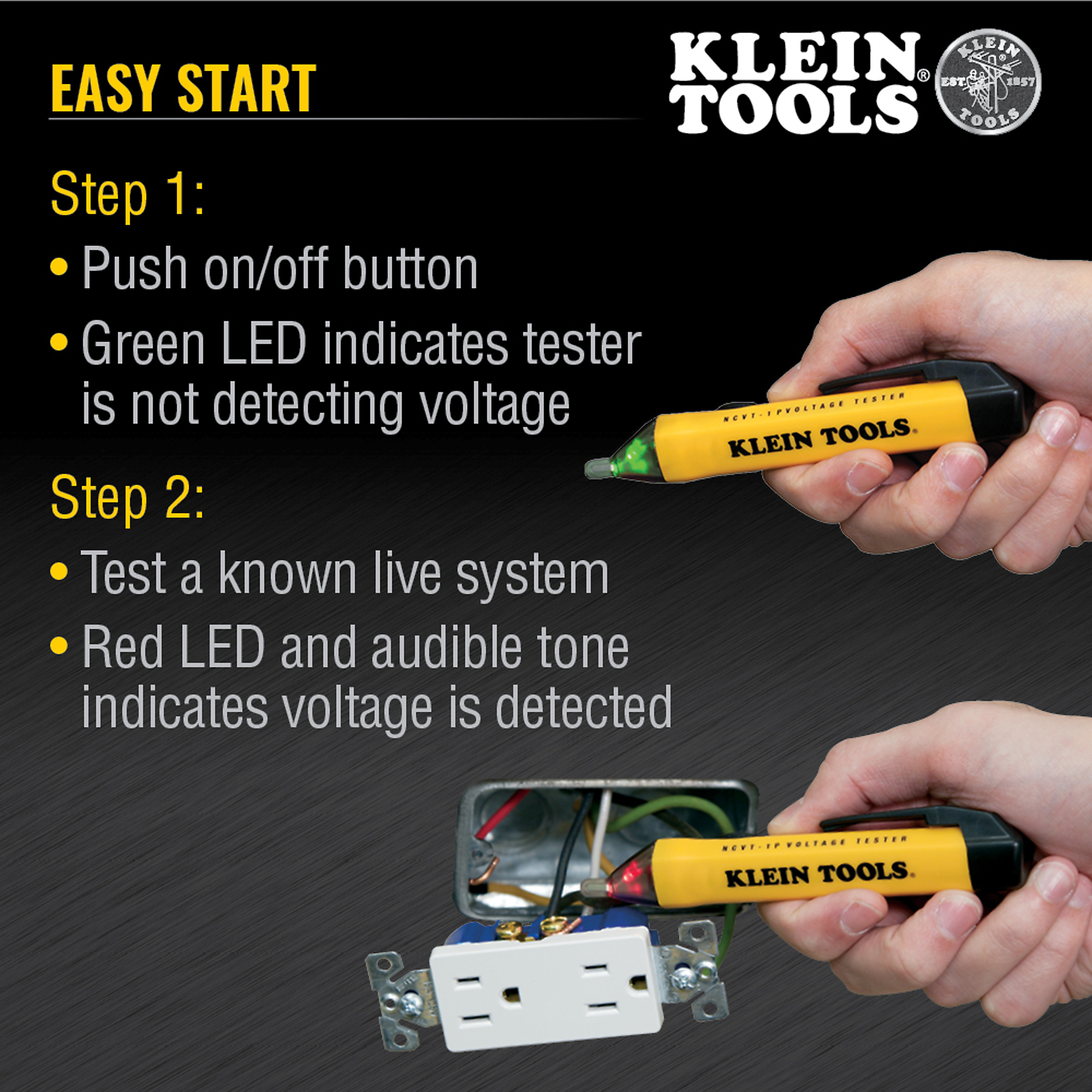 Klein Tools, Test Kit with Multimeter, Non-Contact Volt Tester, Model ...