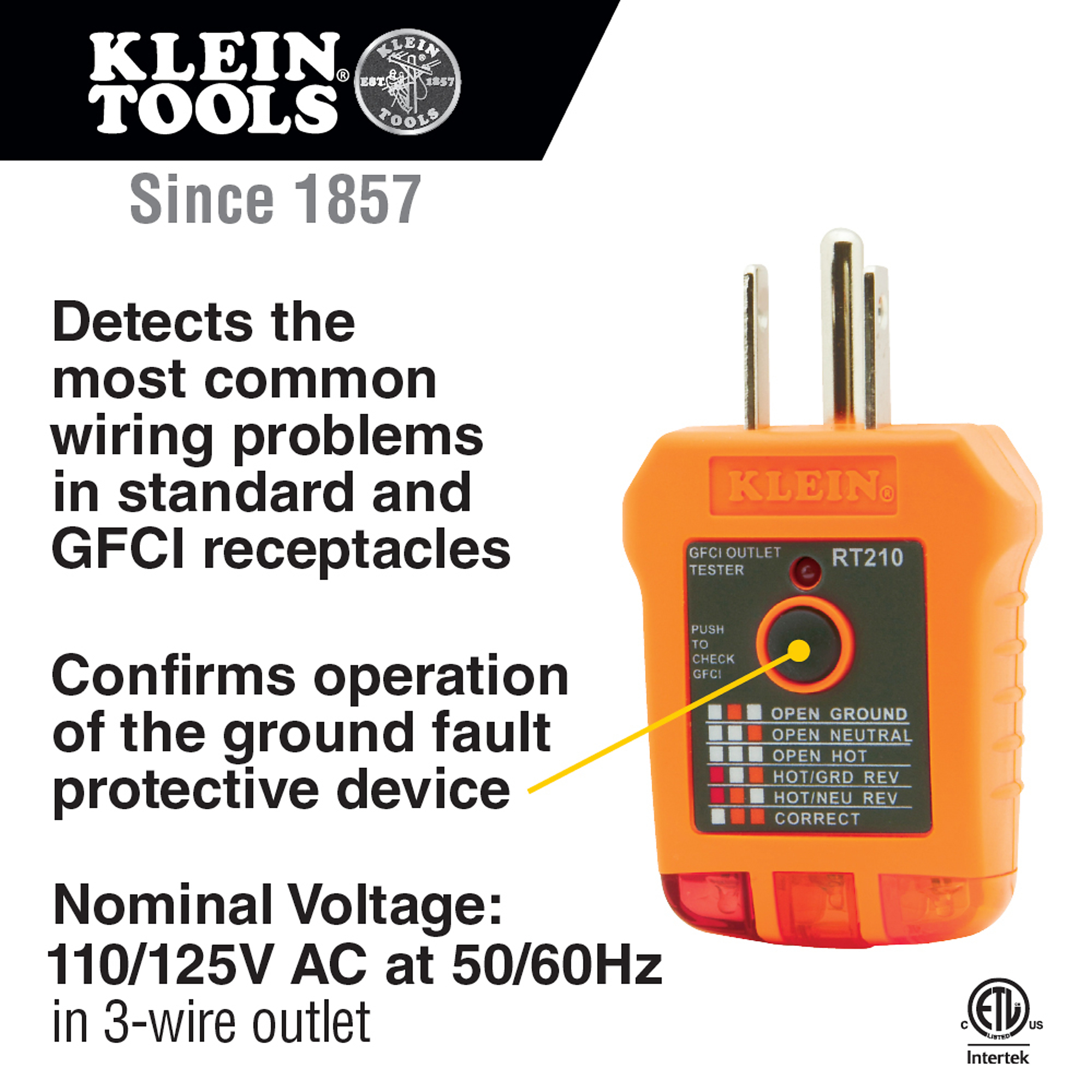 Klein Tools, Digital Multimeter Electrical Test Kit, Model# MM320KIT ...