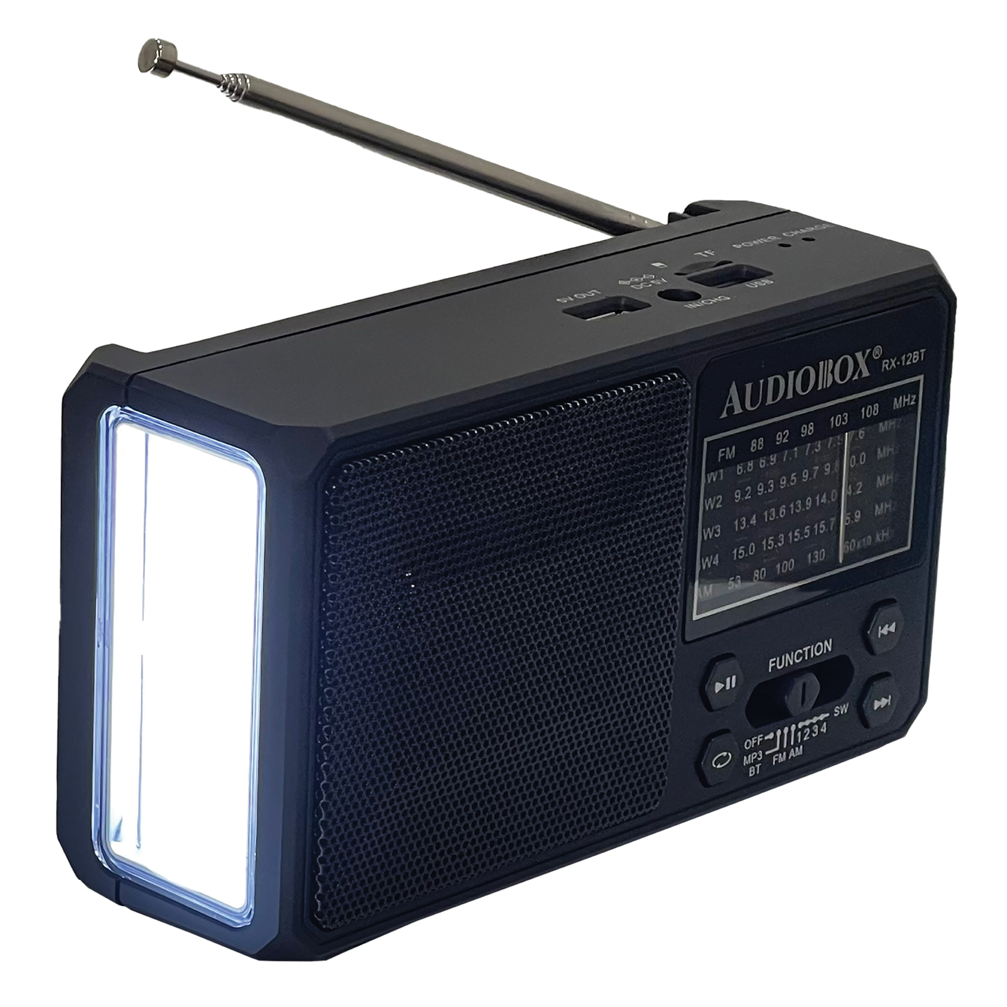 Audiobox, Multiband Solar Emergency Radio, Model# RX-12BT | Northern Tool