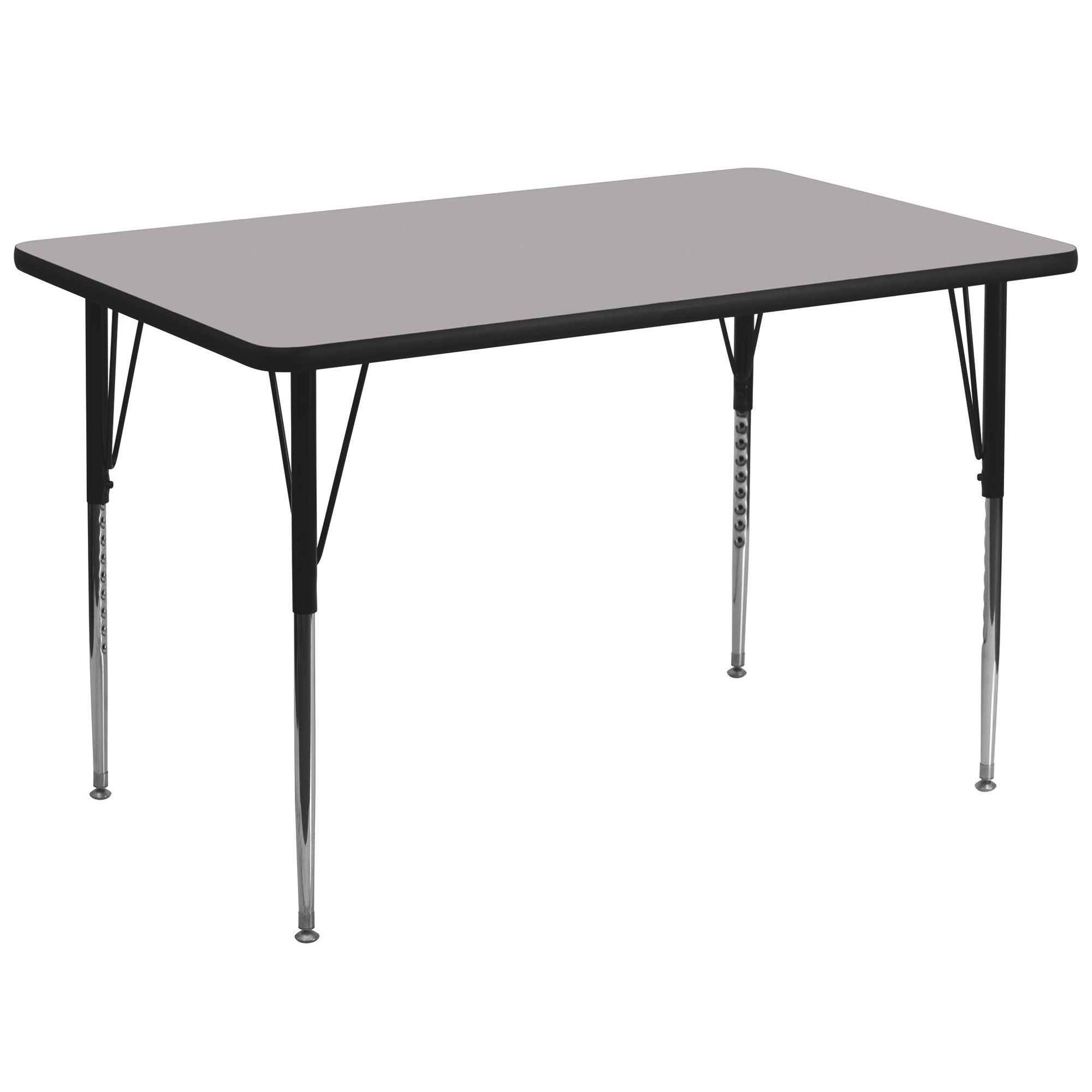 Flash Furniture Rectangular HP Laminate Activity Table with Height ...
