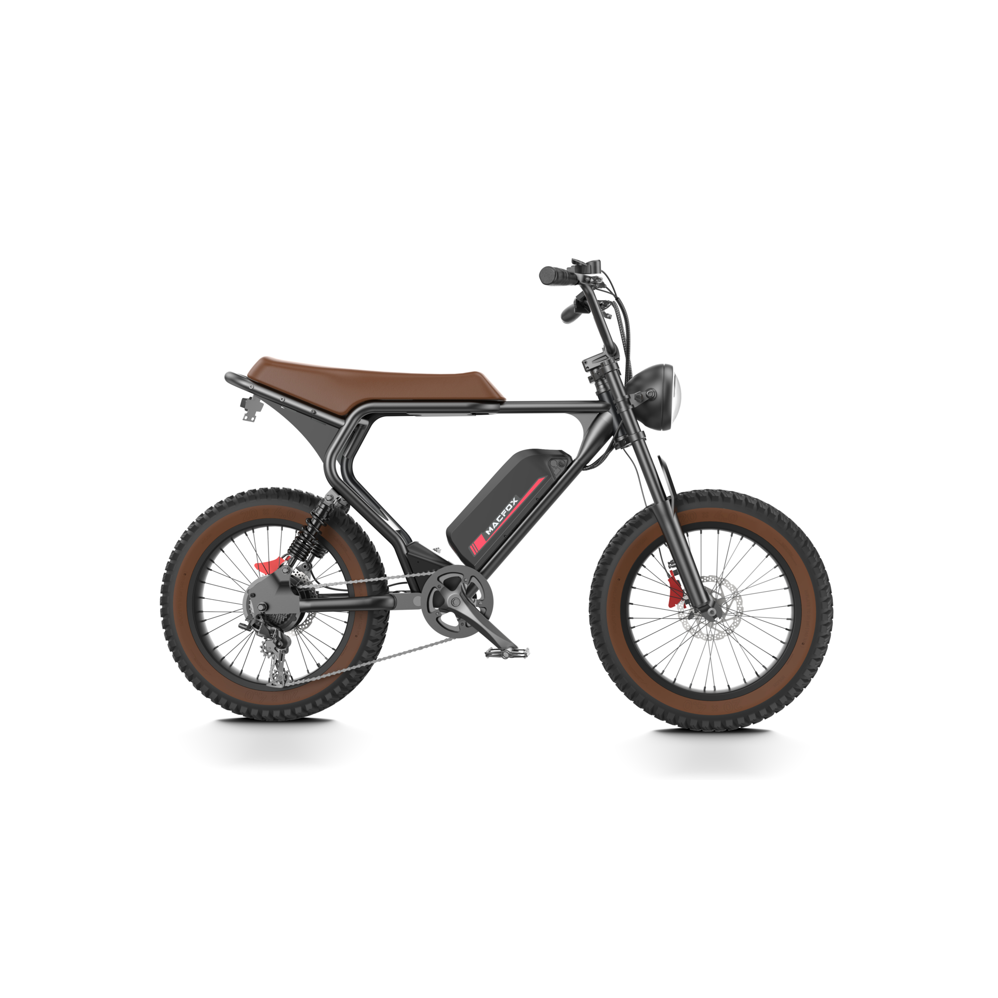 MACFOX, X2 Electric Mountian Ebike, Max. Speed 28 MPH, Weight Capacity ...