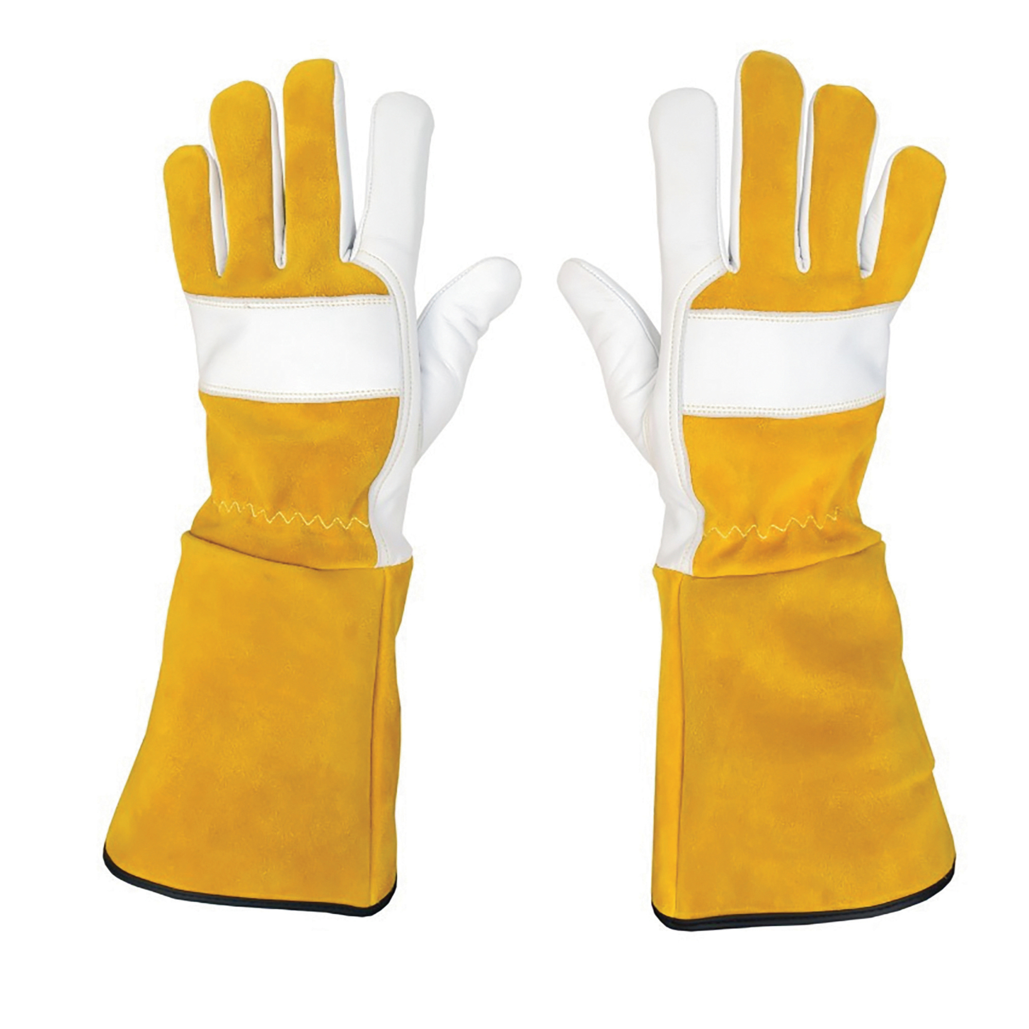 Klutch Cut-Resistant Goatskin/Cowhide TIG Welding Gloves — Single Pair ...