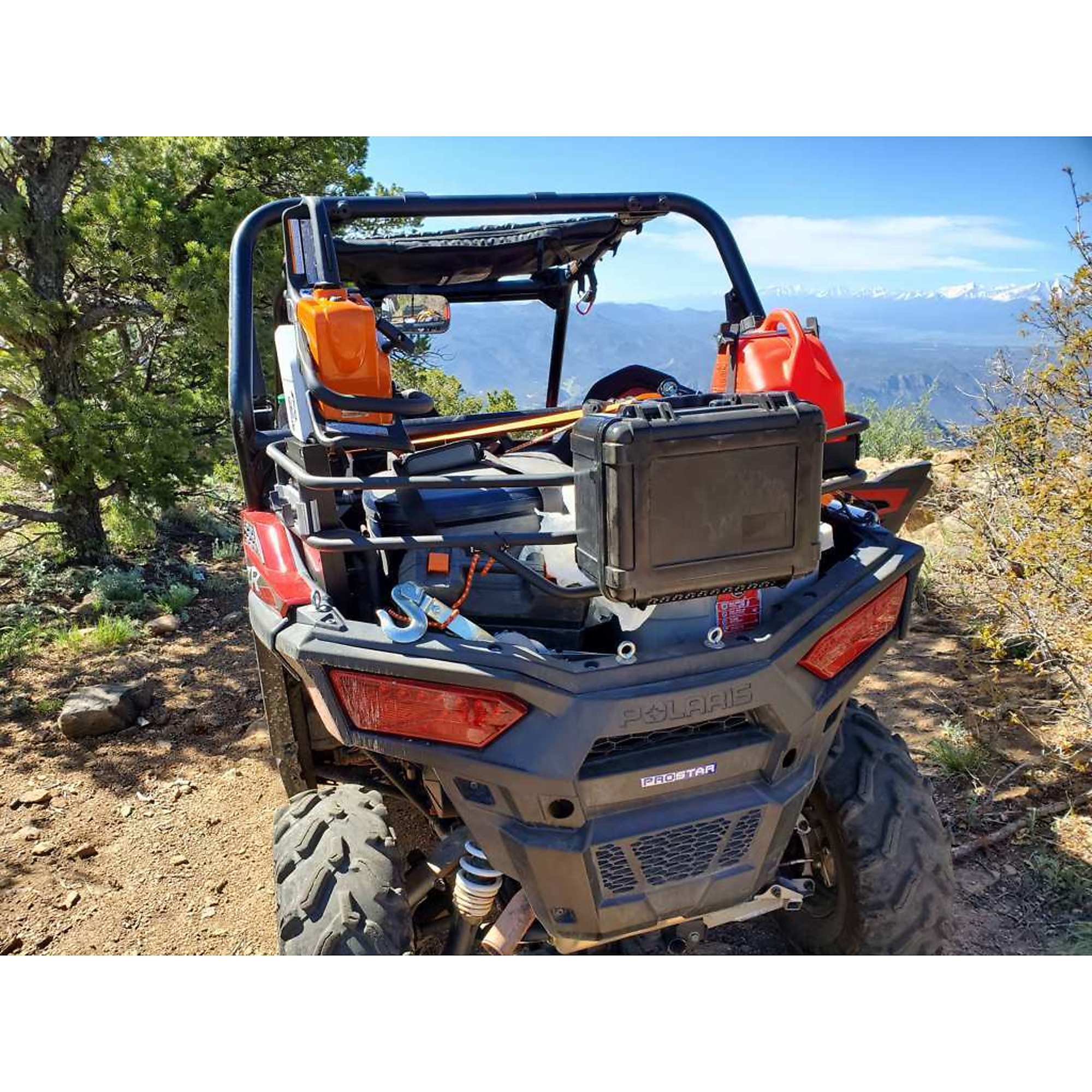 Hornet Outdoors, RZR Rear Cargo Rack 2008-2014 Model# RZ-800 Rack ...