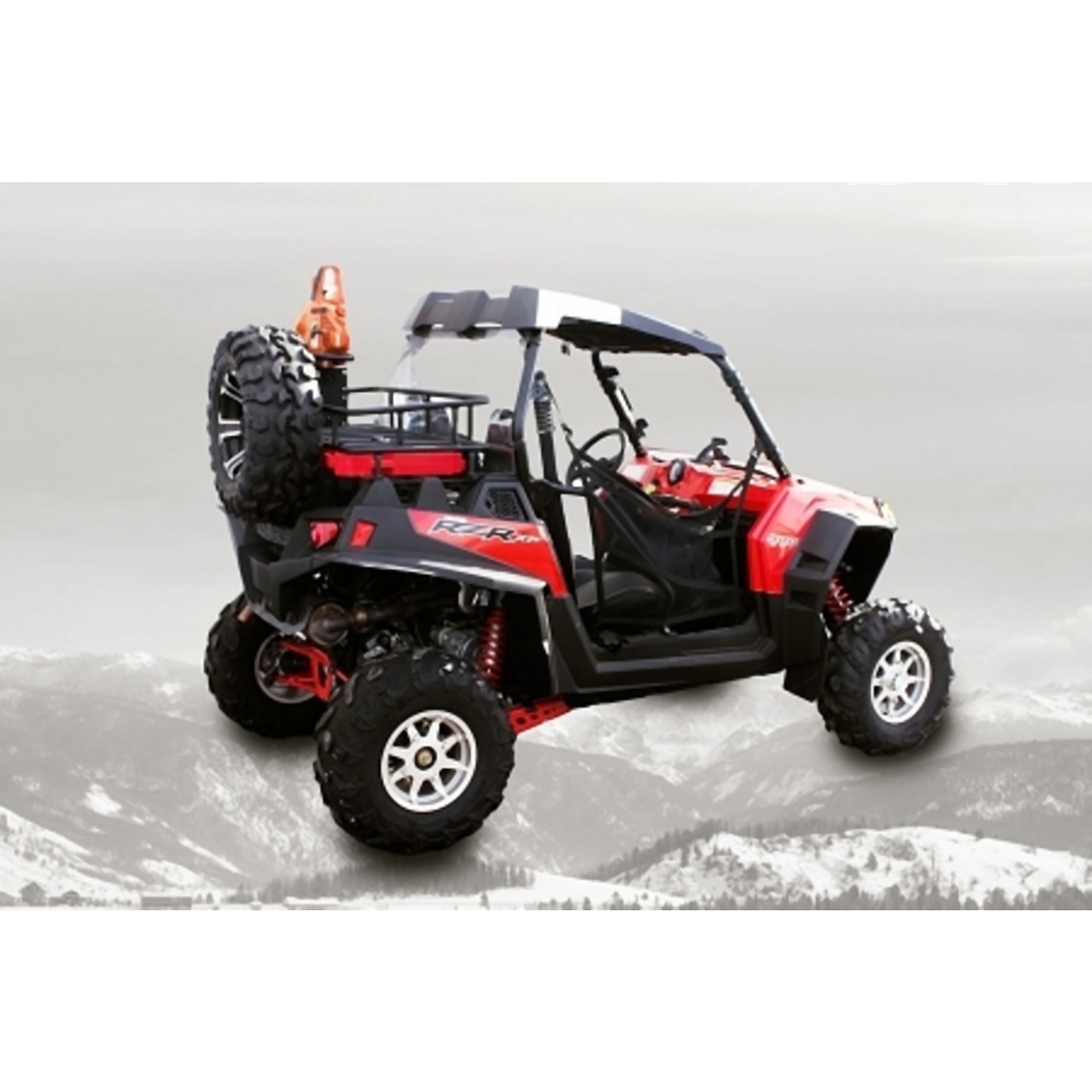 Hornet Outdoors, RZR Rear Cargo Rack 2008-2014 Model# RZ-800 Rack ...