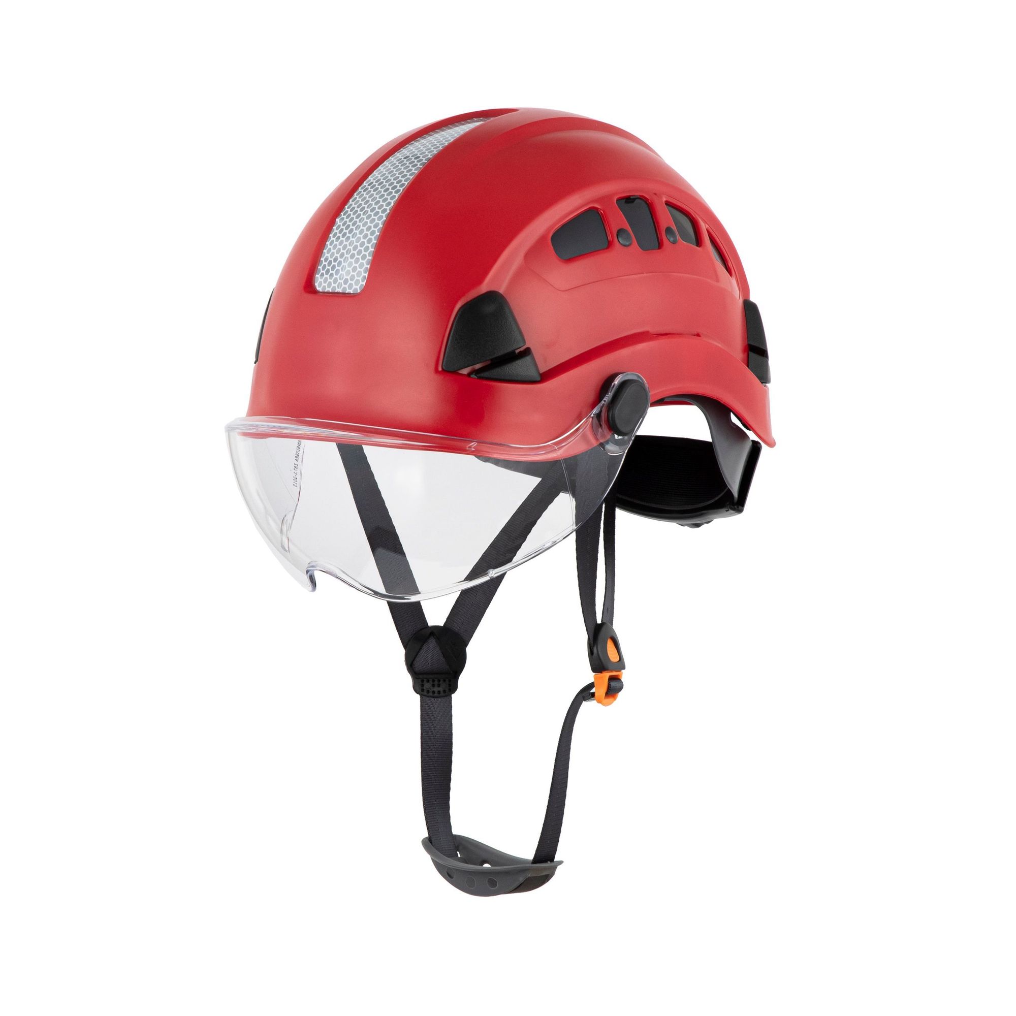 Defender Safety, H1-CH Safety Helmet With Visor, Type 1 Class C, ANSI ...