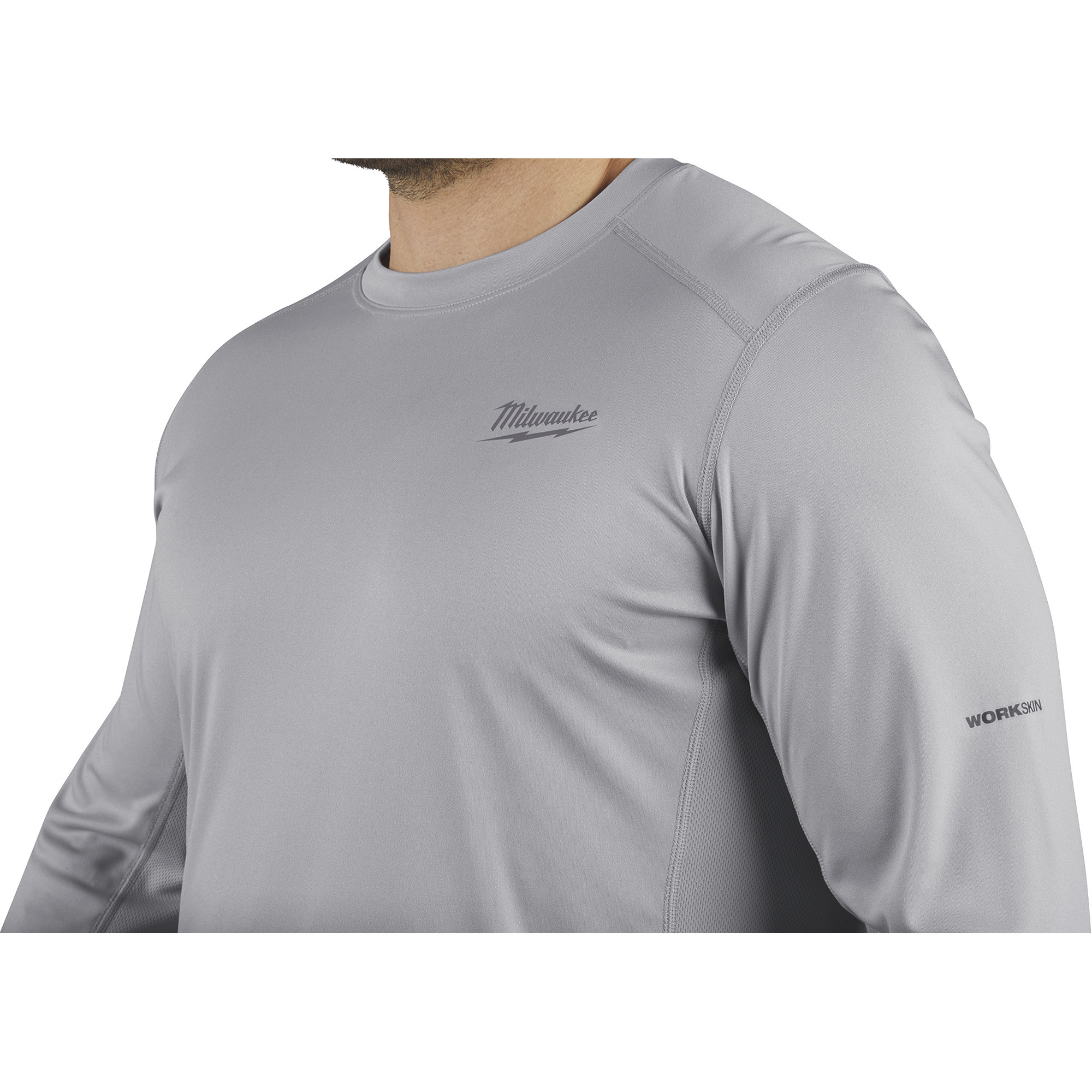 Milwaukee Men's WORKSKIN Lightweight Long-Sleeve Base Layer Shirt ...