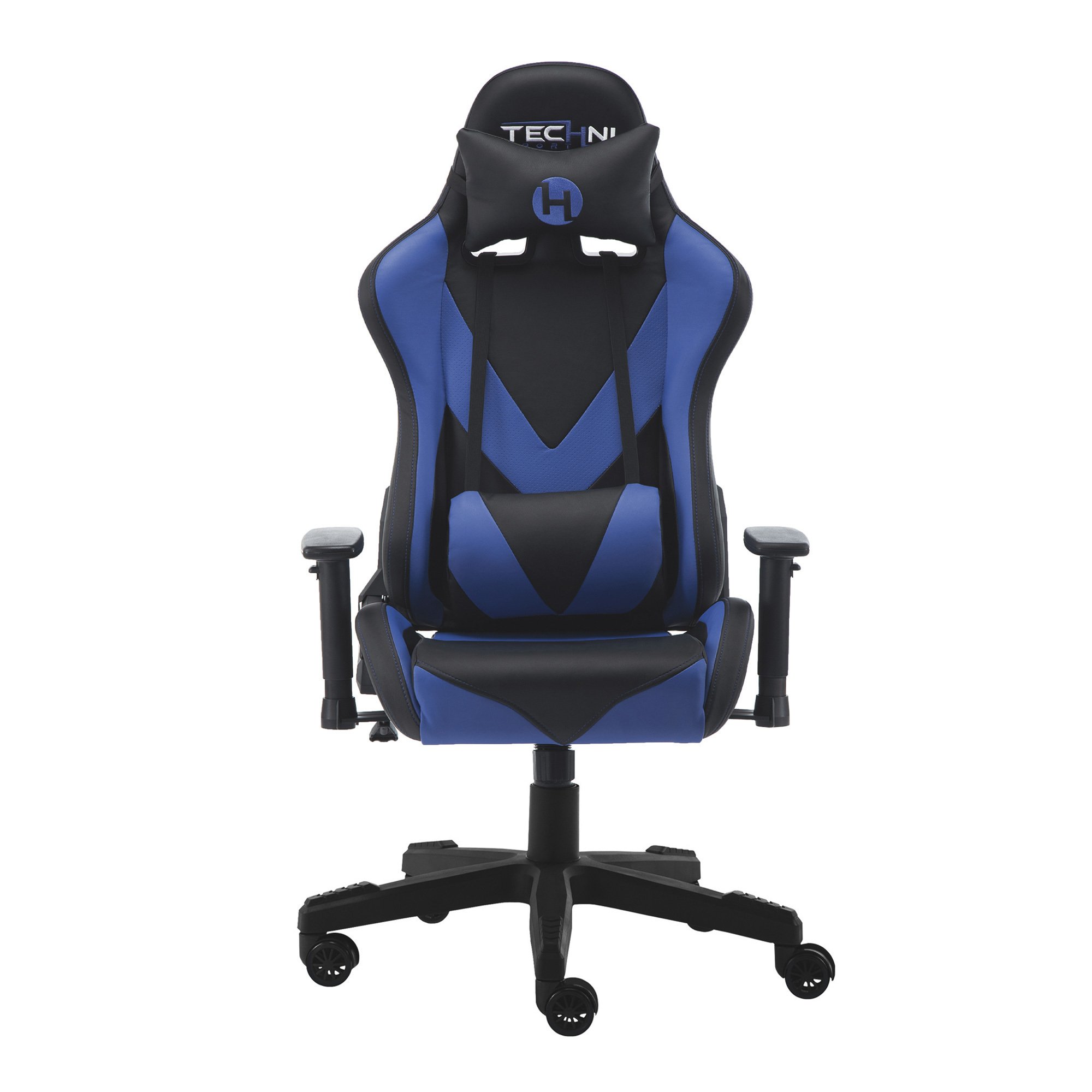 TechniSport Office/Gaming Chair — 250-Lb. Capacity, 27in.L x 27.5in.W x ...