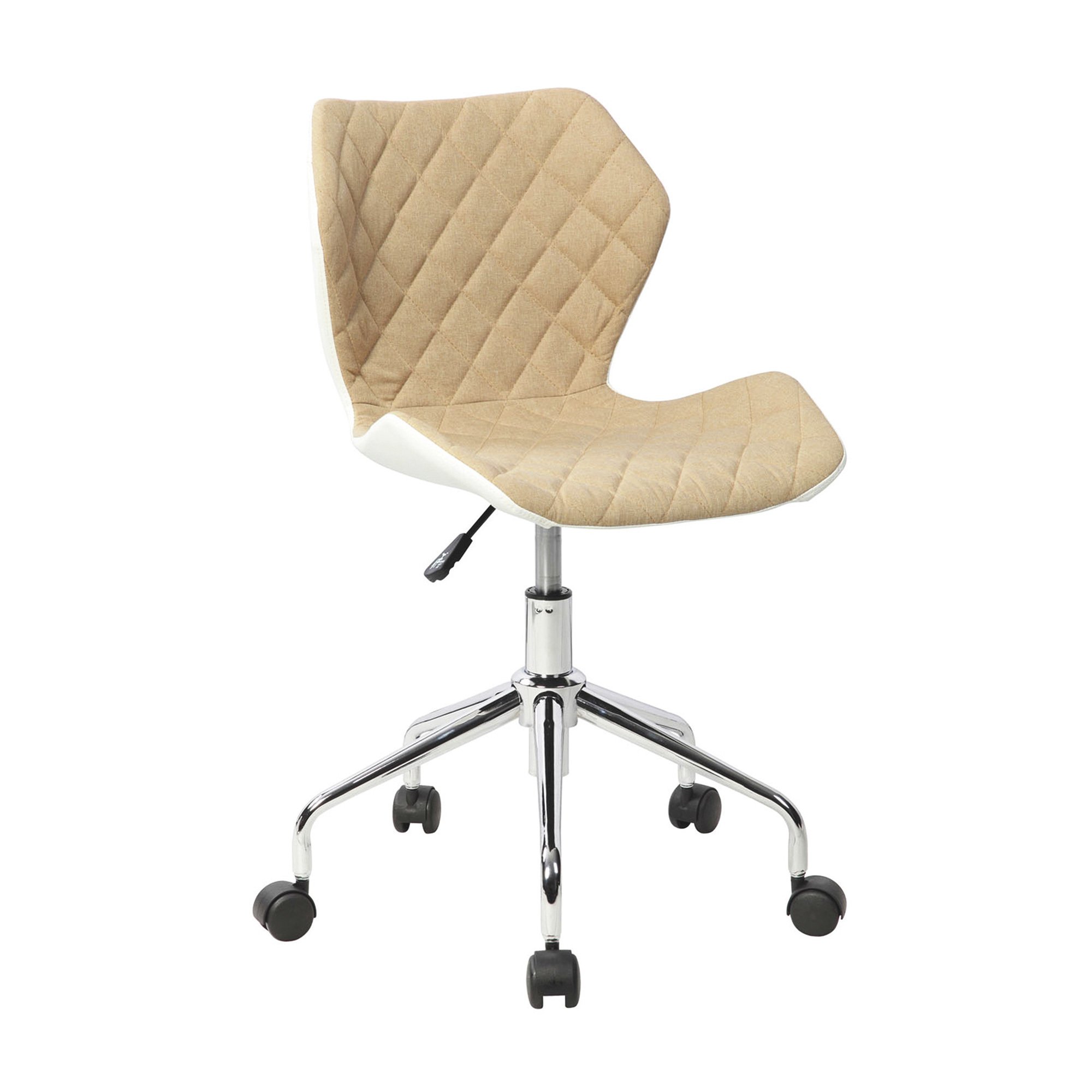 Techni Mobili Modern Task Chair — Beige, 200-Lb. Capacity, 21.5in.L x ...