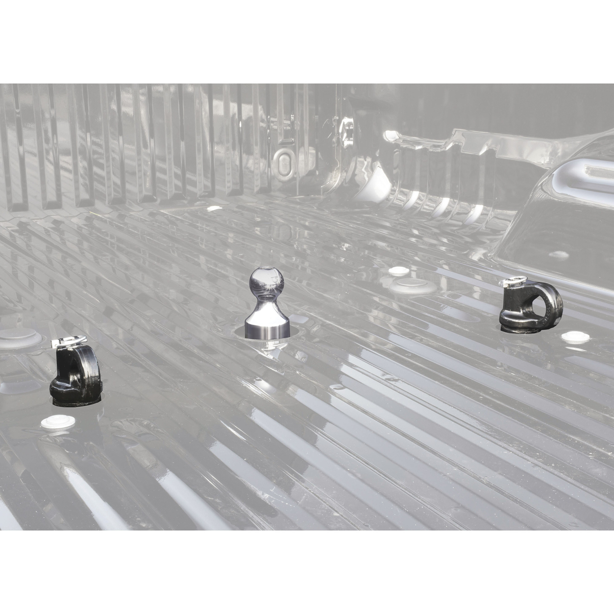 CURT OEM Puck System Gooseneck Ball and Safety Chain Anchor Kit, For ...