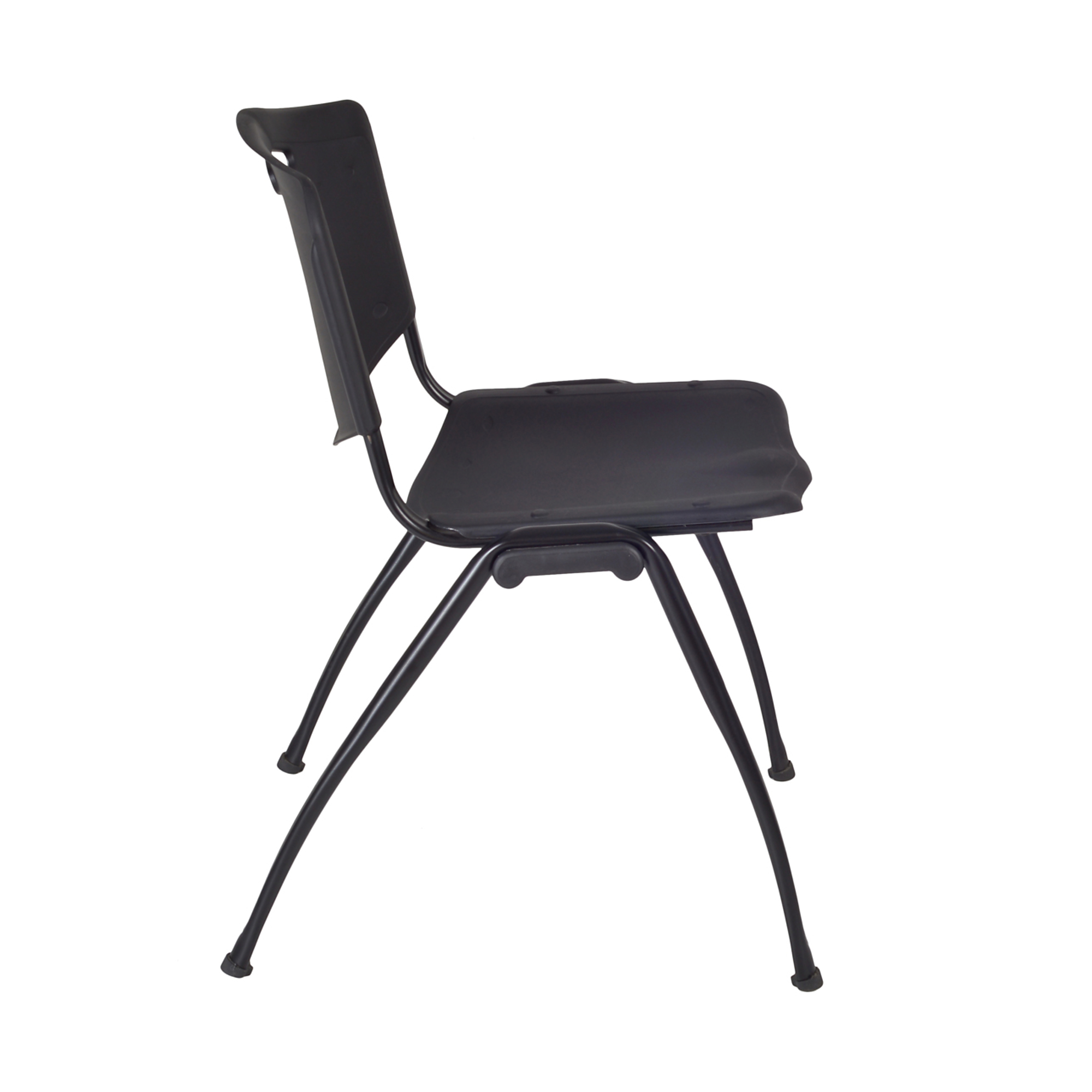 Regency Furniture, Lightweight Stackable Sturdy Breakroom Chair Black ...