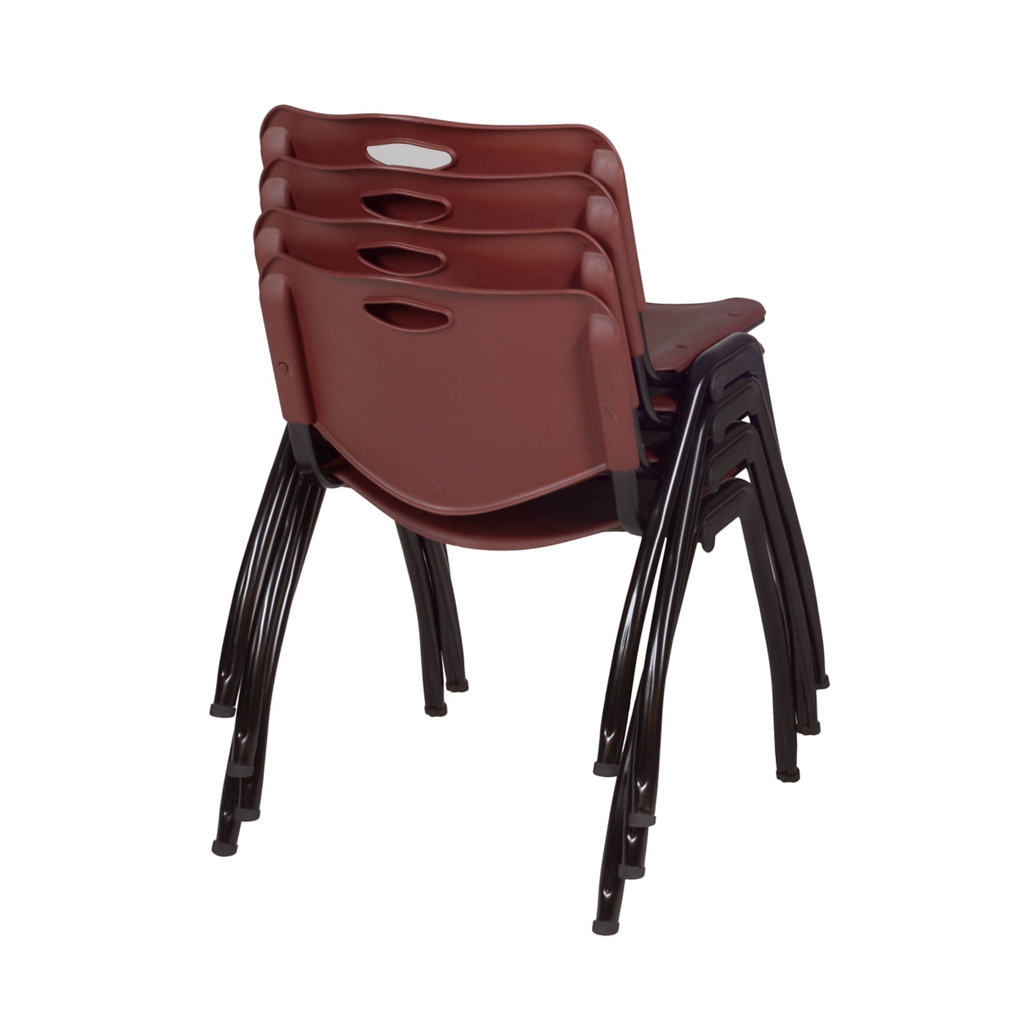 Regency Furniture, Lightweight Stackable Breakroom Chair Burgundy ...