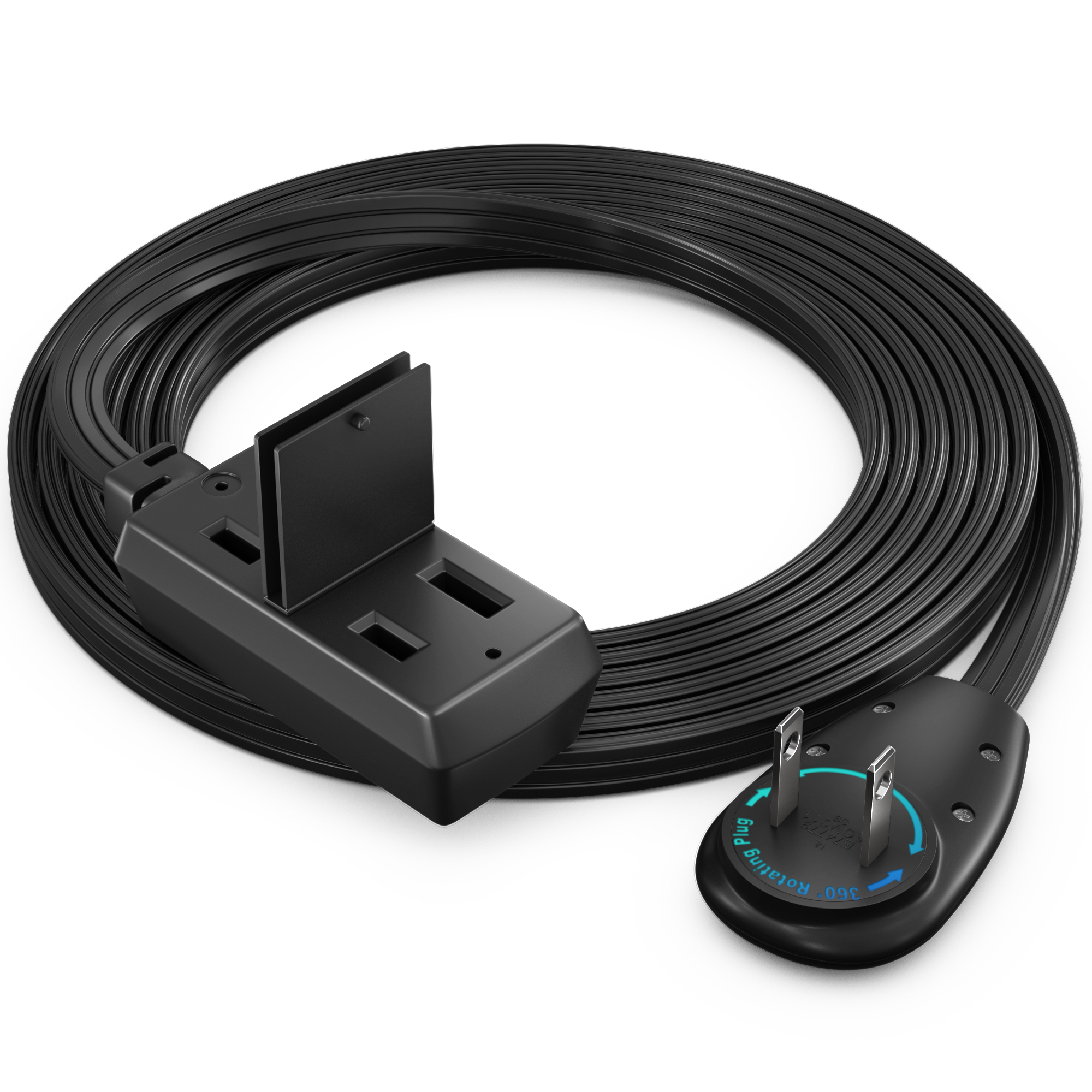 Maximm Cable, 360 Rotating Plug Extension Cord, Cord Length 6 ft, Cable ...
