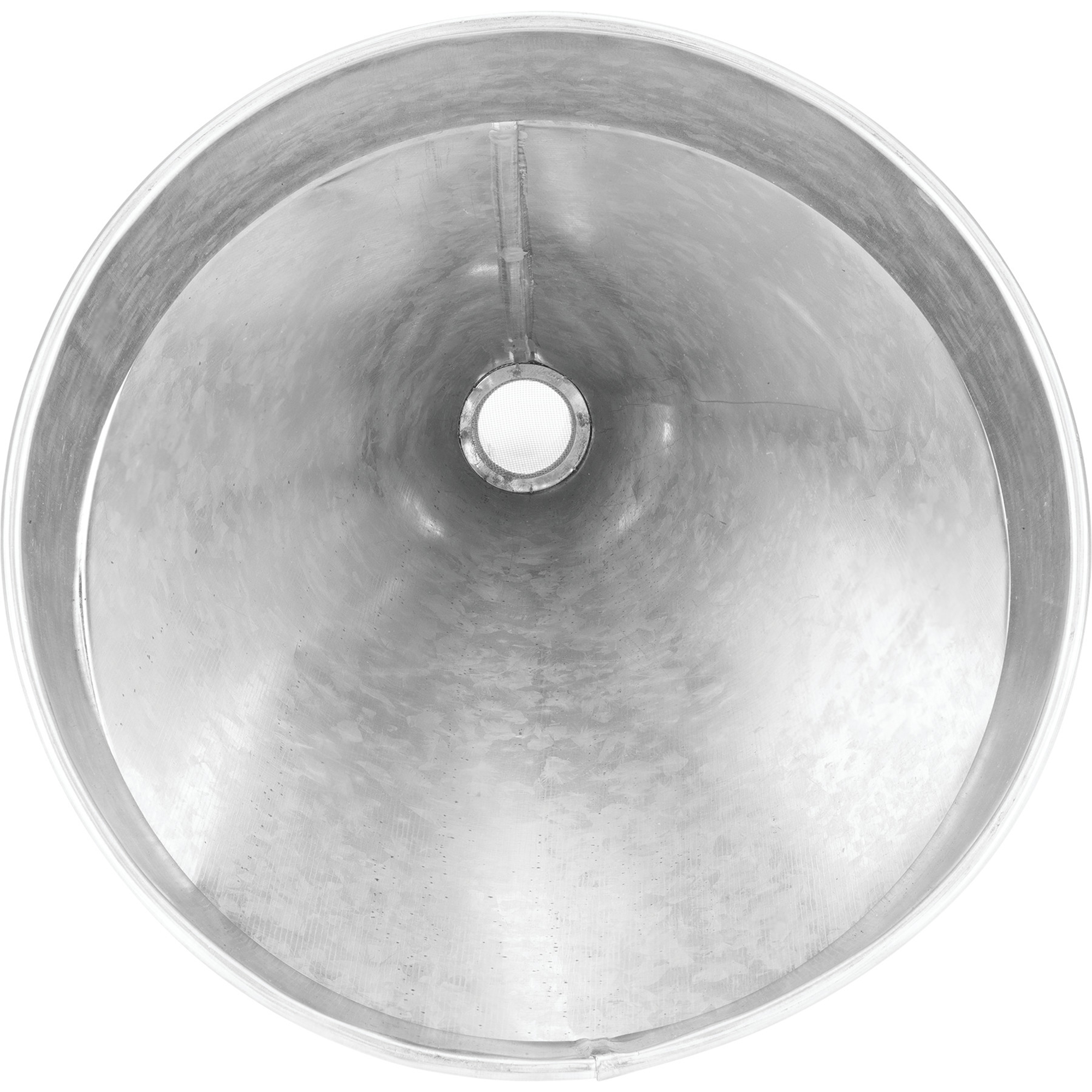 Performance Tool, 6Qt Offset Galvanized Funnel, Hole Diameter 1.25 in ...