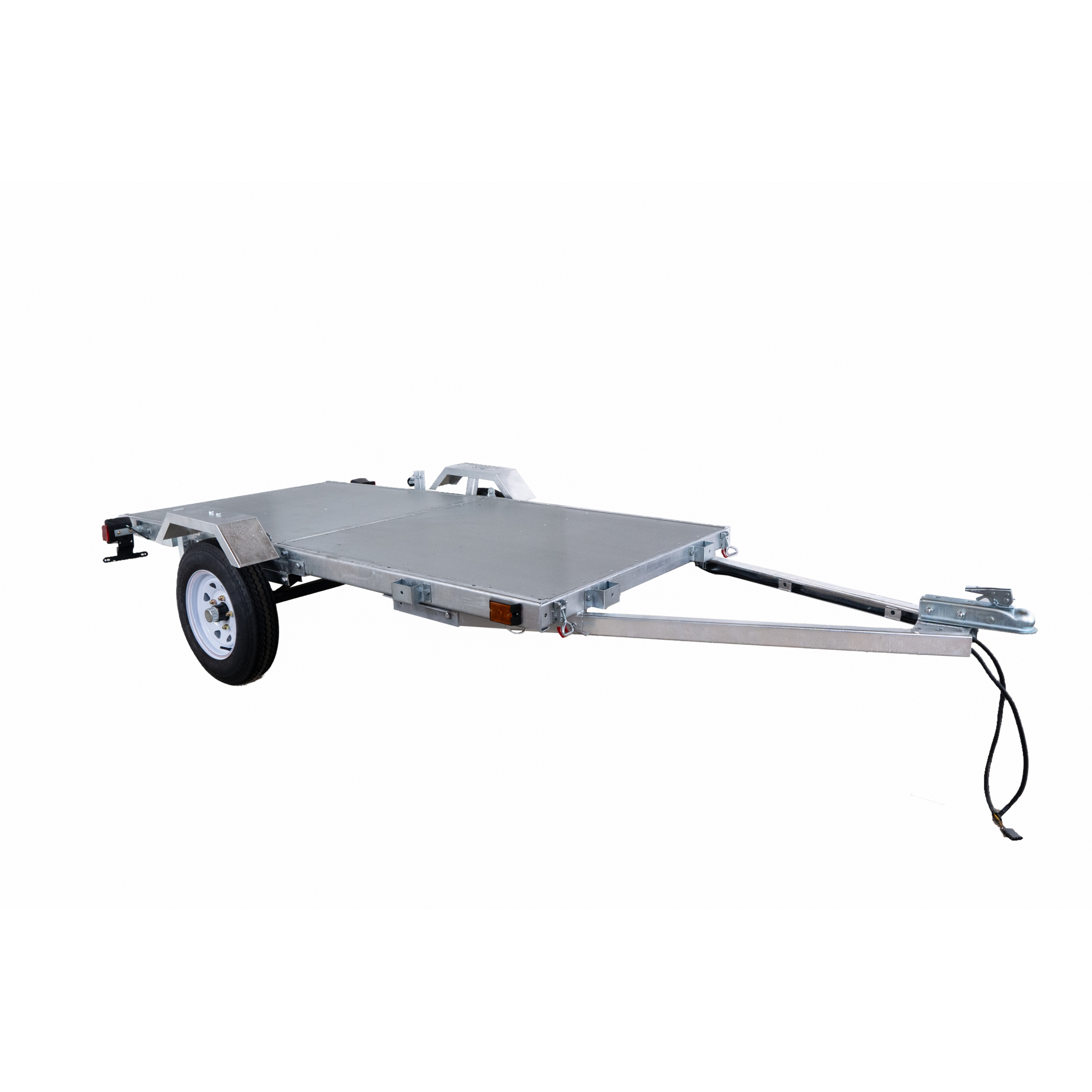 DK2 4 x 8 Single Axle Galv Folding Utility Trailer, Load Capacity 1450 ...