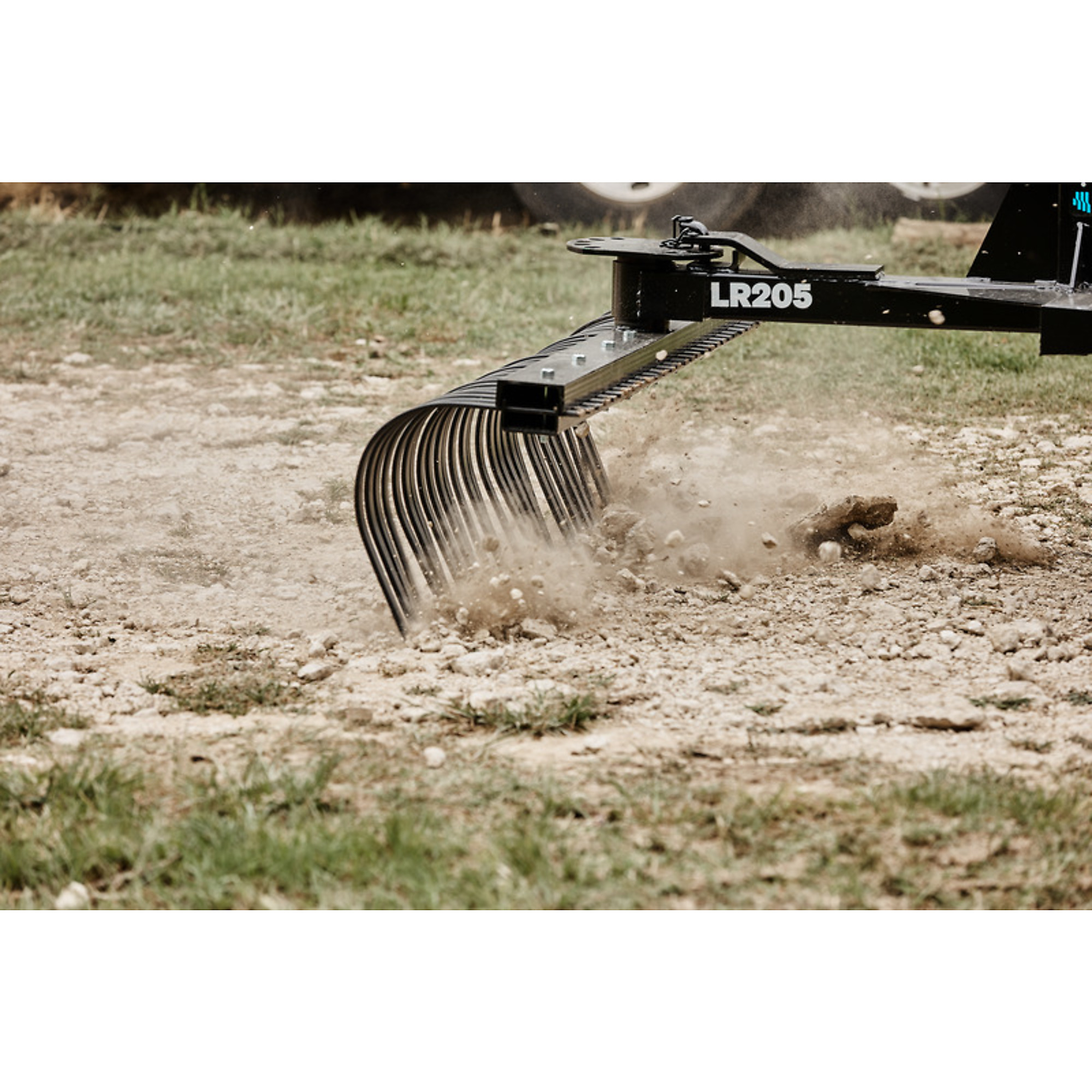 Tarter 200 Series Landscape Rake - 5ft. Working Width, High-Carbon ...