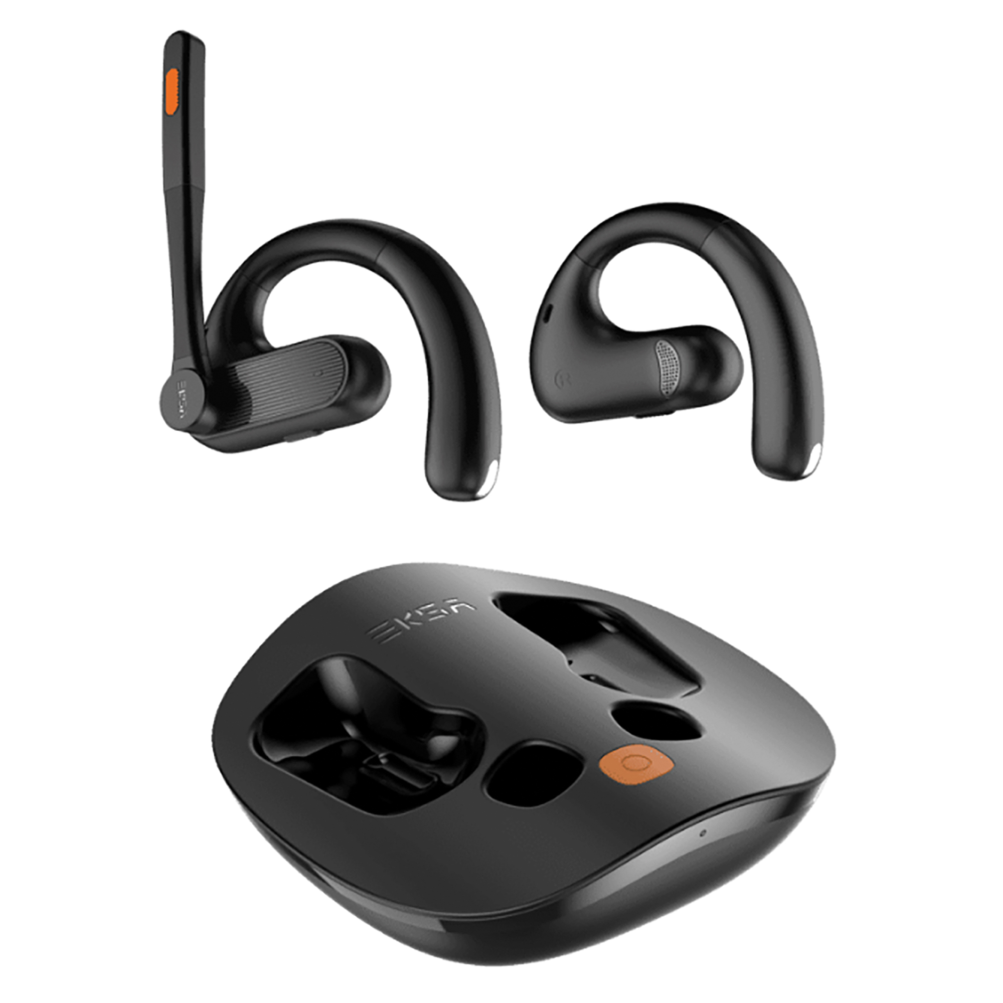 EKSAtelecom, S30 Bluetooth Open-Ear Air-Conduction Headset, Range 99 ft ...