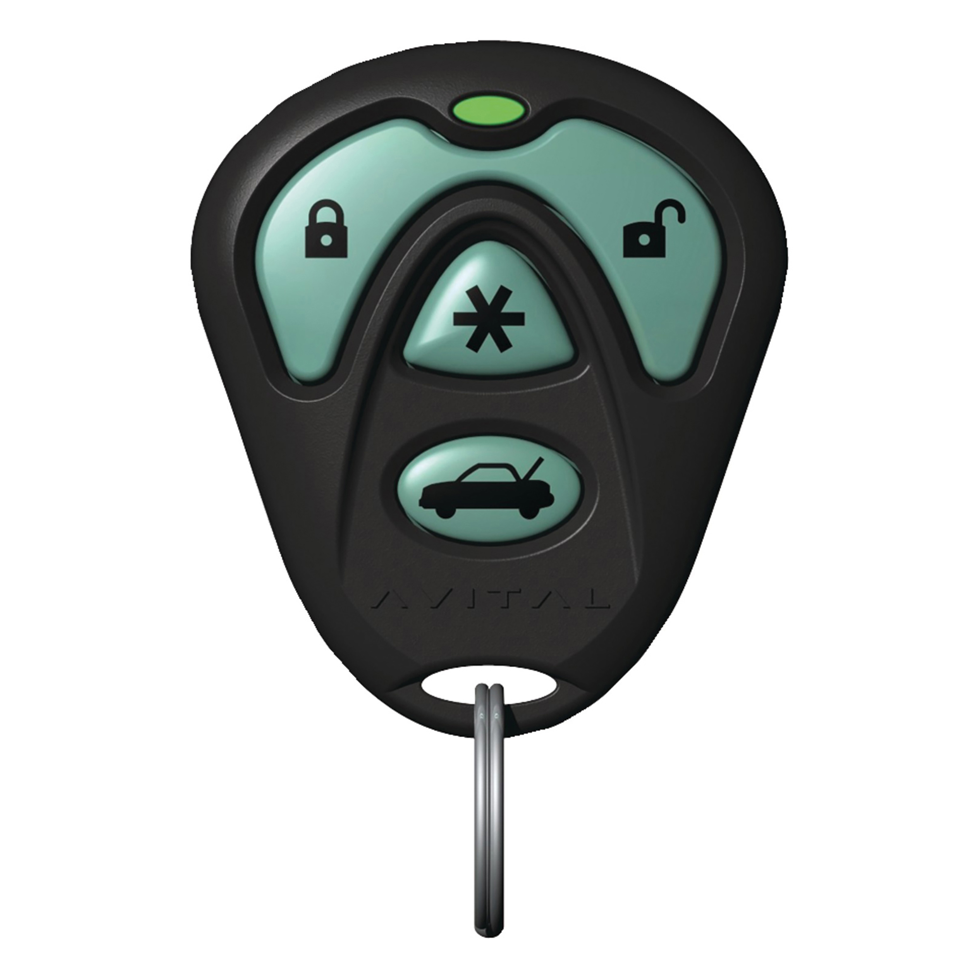 Avital, Keyless Entry with Two 4-Button Remotes, Power Source Battery ...