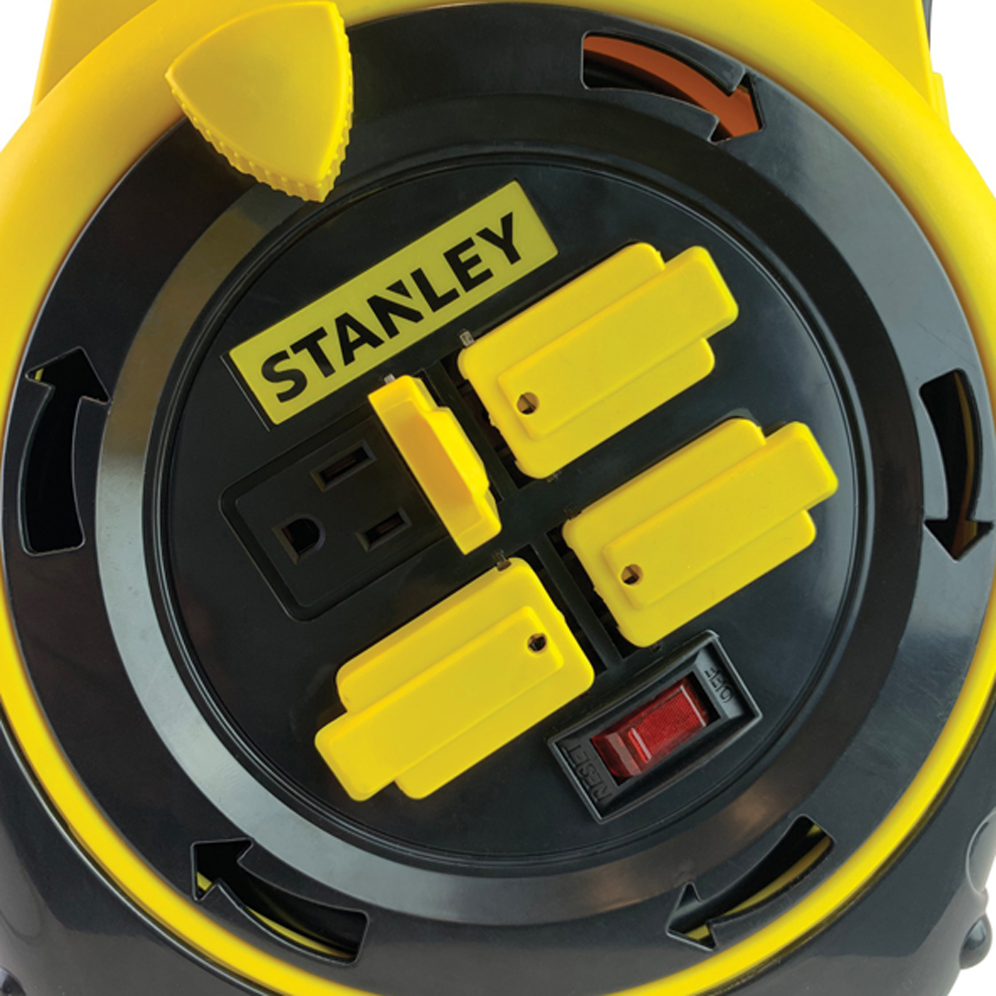 Stanley ShopMAX, 4-Outlet Power Hub Cord Reel, Length 20 ft, Cable ...