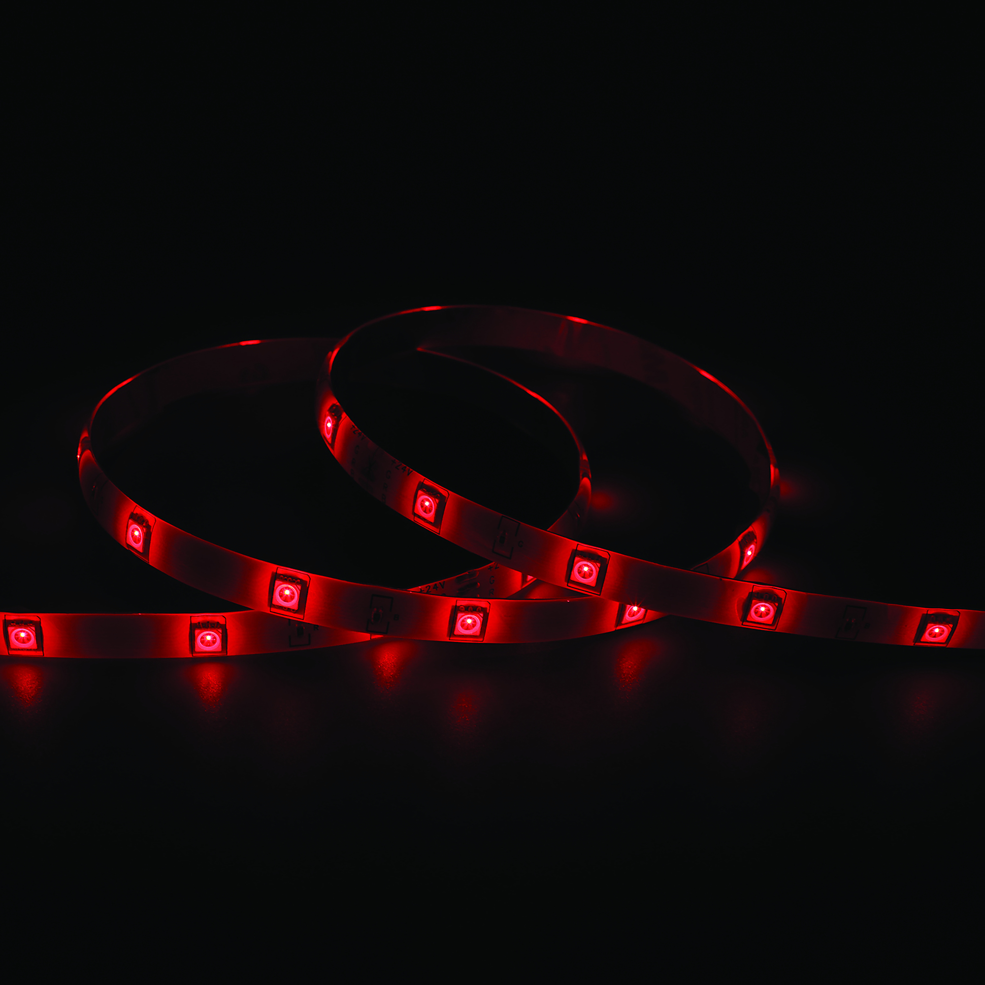 Pinegreen Lighting, 18ft. RGB LED Tape Light with Remote Control, Power ...