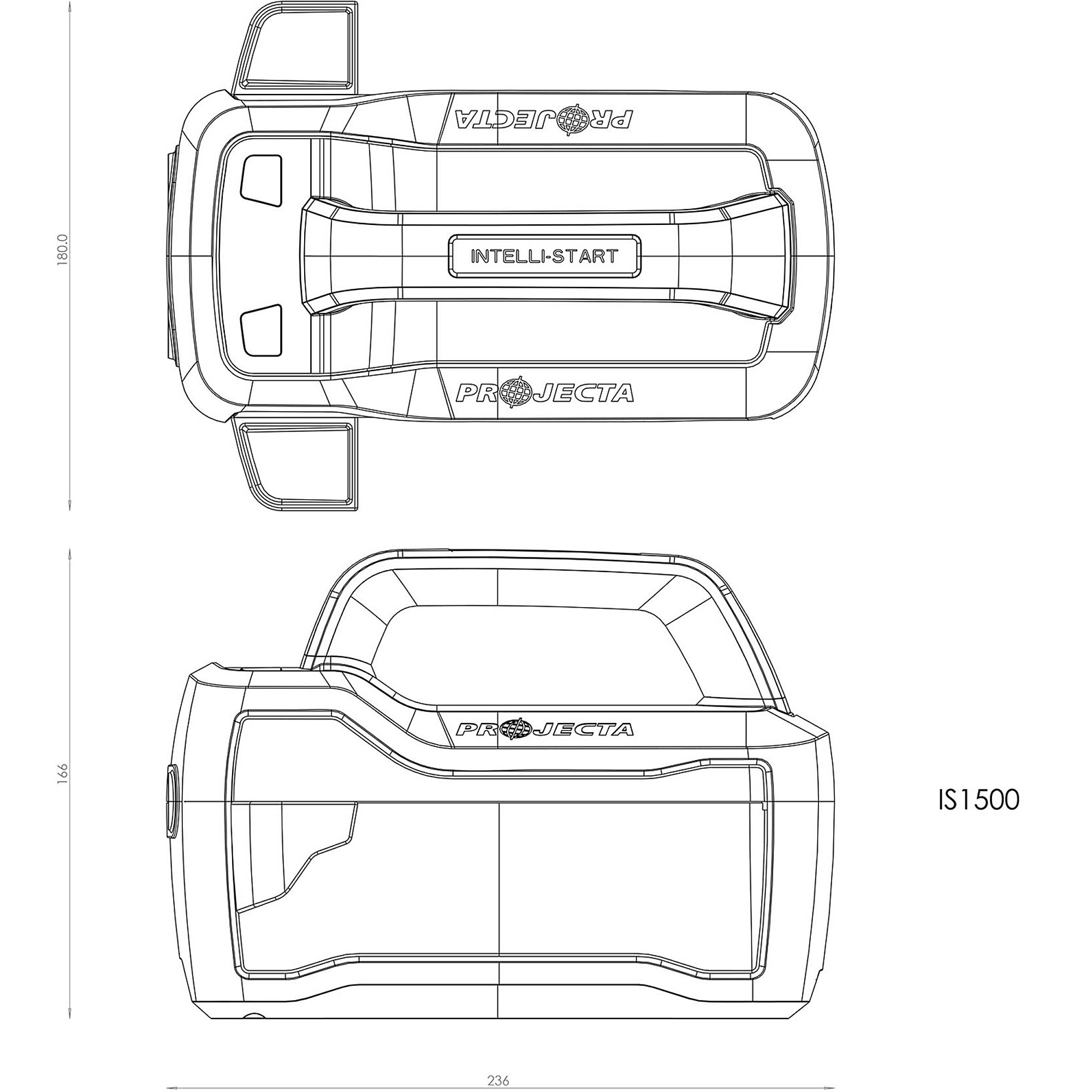 BWI Projecta, IS1500 Jumpstarter Rapid Recharge 8Lgas 6Ldiesel, Amps ...