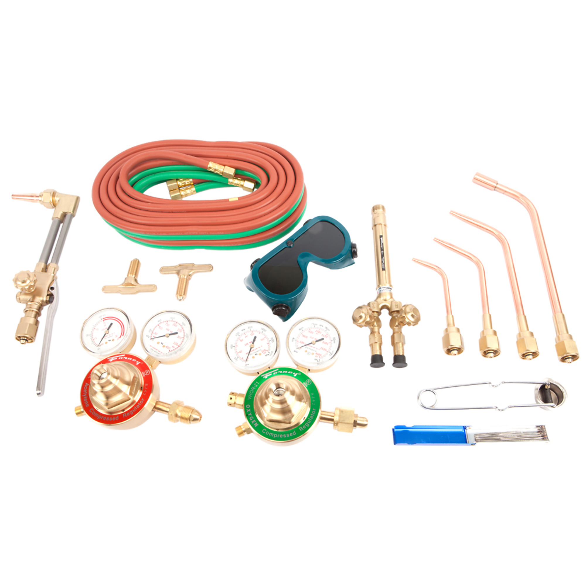 Forney, Oxygen-Acetylene Cutting, Brazing and Welding Kit, Included ...