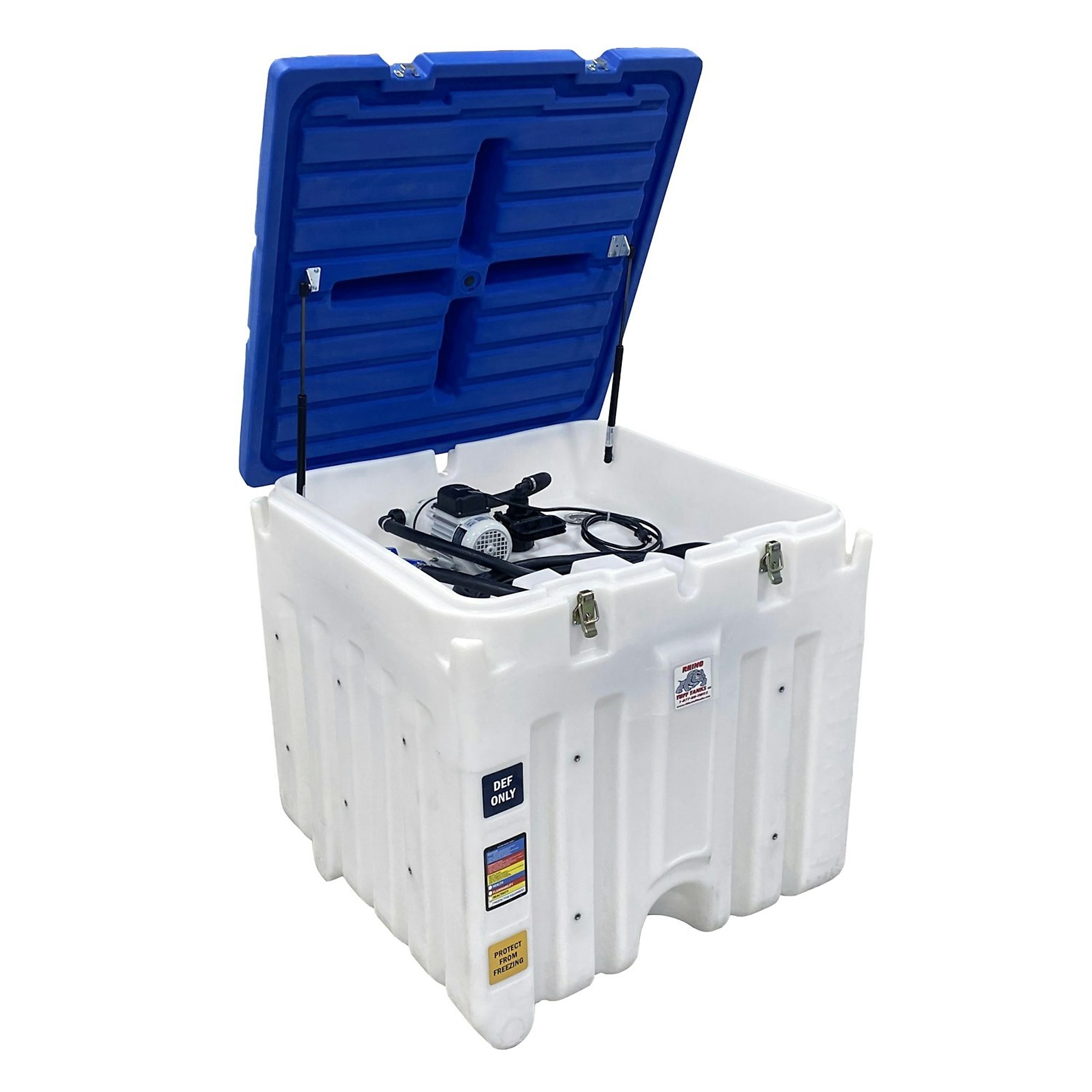Rhino Tuff Tanks Portable DEF System - 120 Gallon, 120V Pump, 480 GPH ...