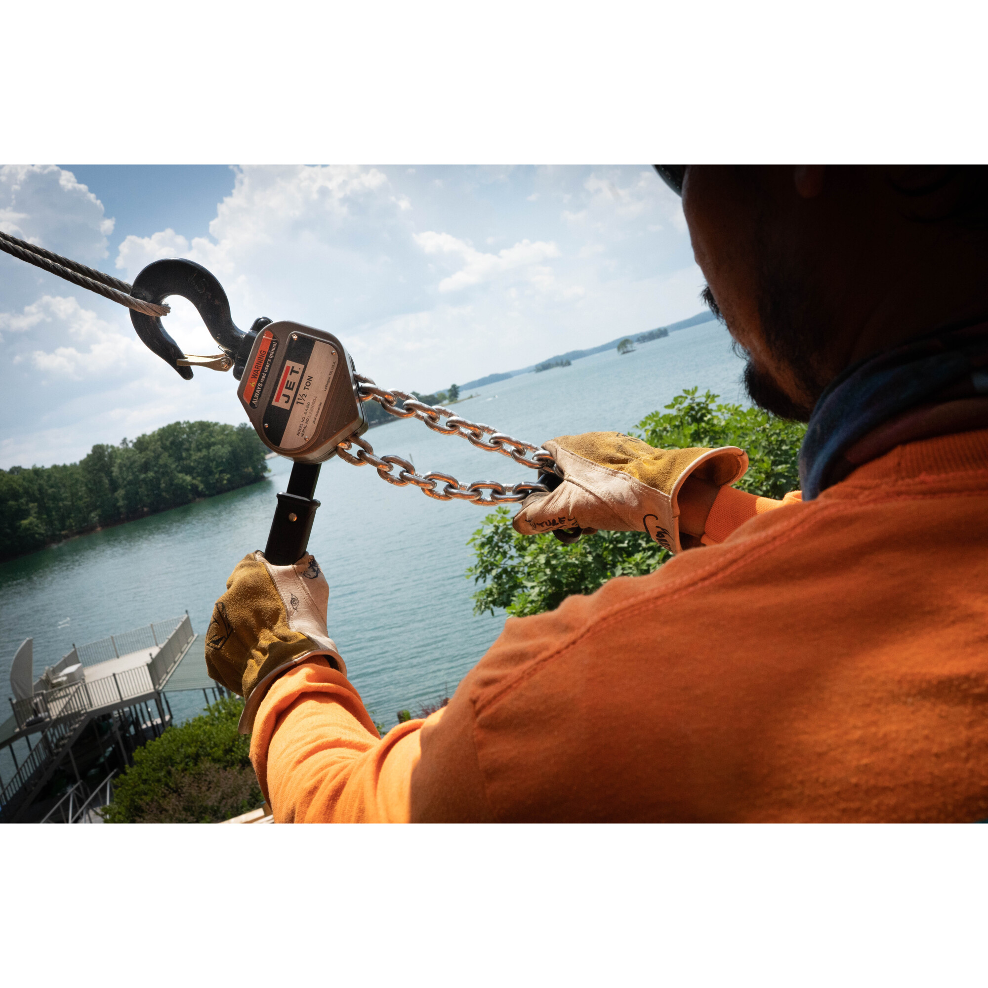 JET, Manual Lever Hoist, Capacity 1500 lb, Lift Height 30 ft, Model# JLA-075-30 | Northern Tool