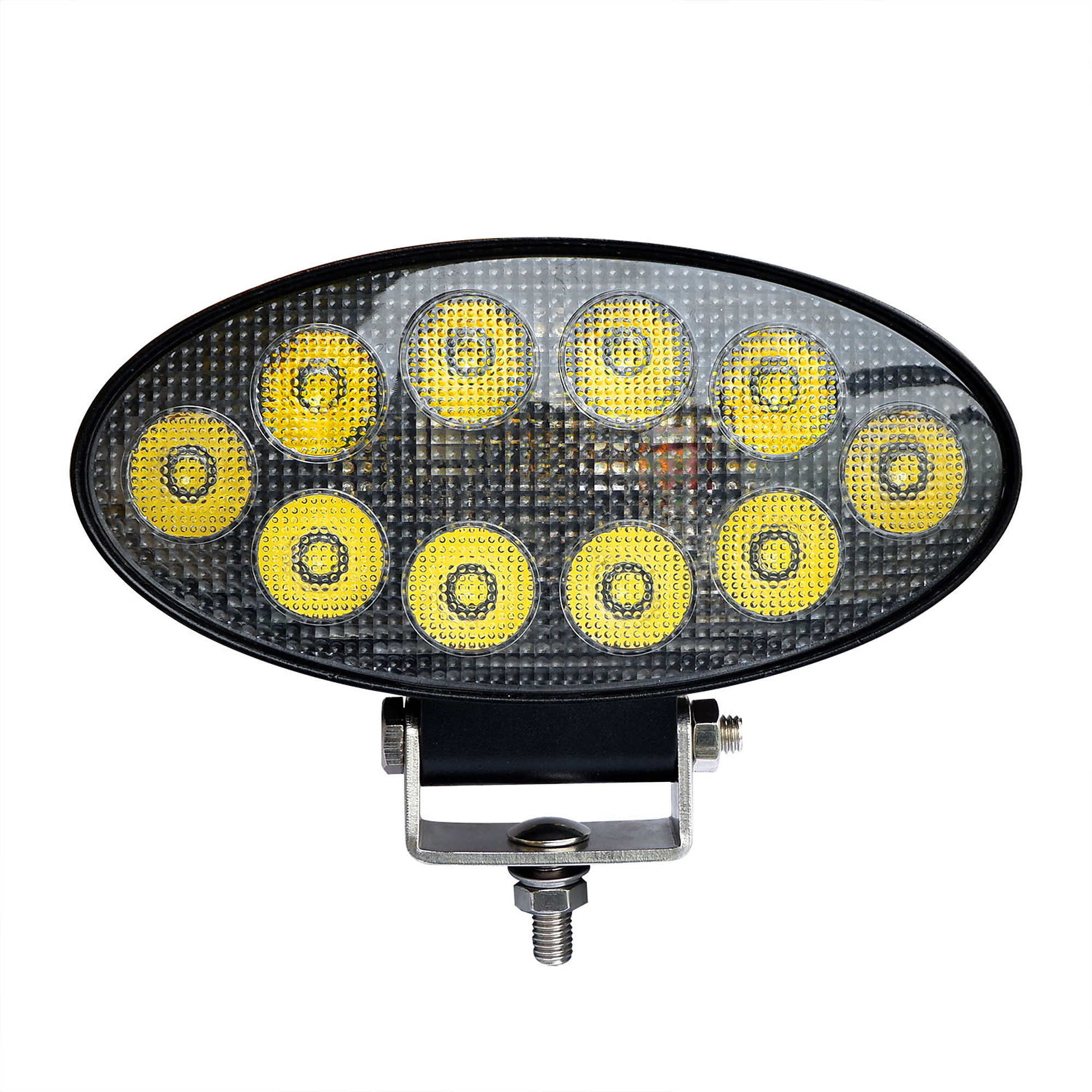 Hendo 50W Oval LED Tractor Light - Clear Lens, 6000 Lumens, 10-30V ...