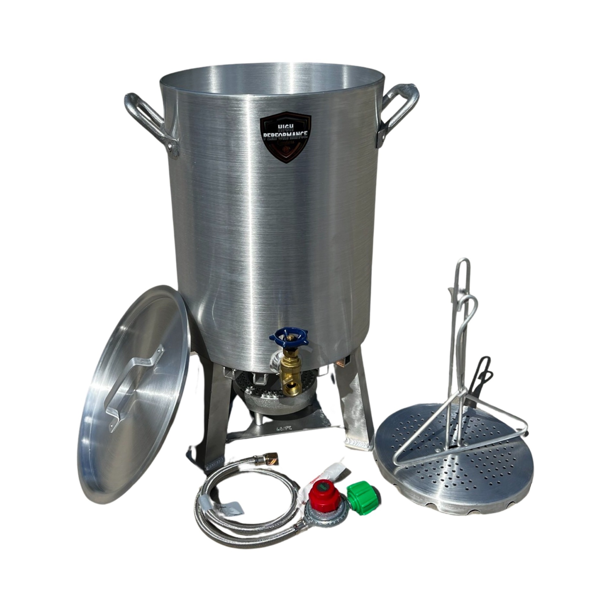 High Performance Cookers, 30 QT Turkey Fryer Powered Pot, Pieces (qty ...