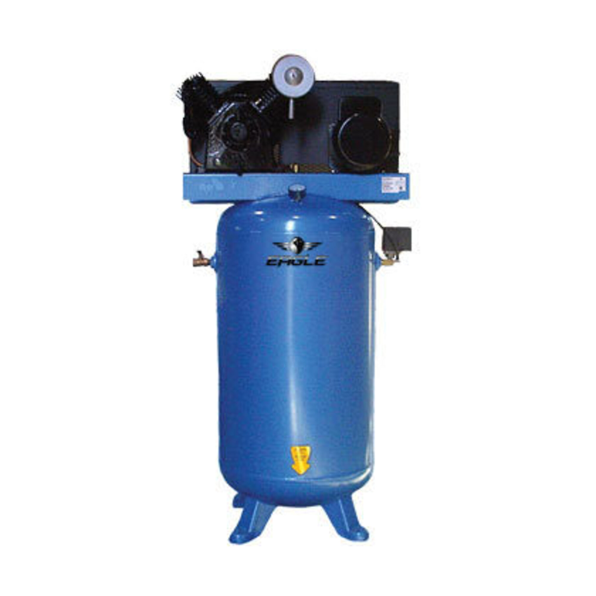 EAGLE, 80 Gallon 18.5 CFM Air Compressor, Horsepower 5 HP, Air Tank ...