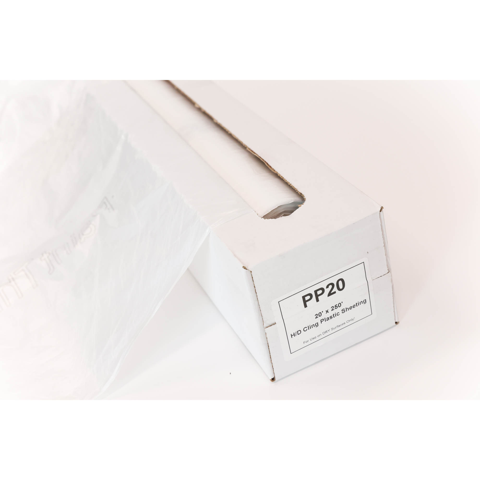 Premium Plastic Sheeting 20ft. x 250ft. box, Height 5.75 in, Model ...