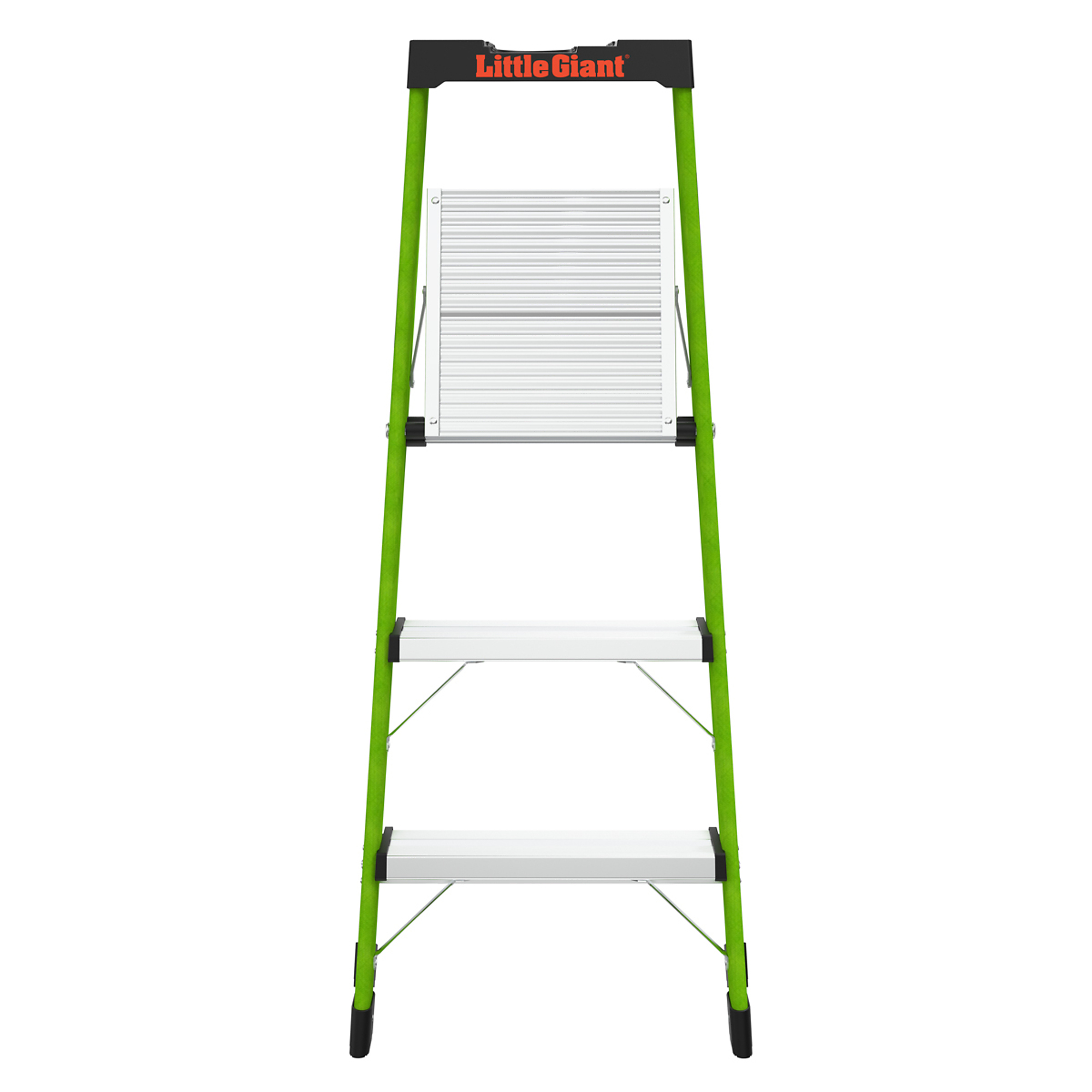 Little Giant Ladder, ULTRA 3-Step 300lb Fiber Step Stool Tool Tray ANSI ...