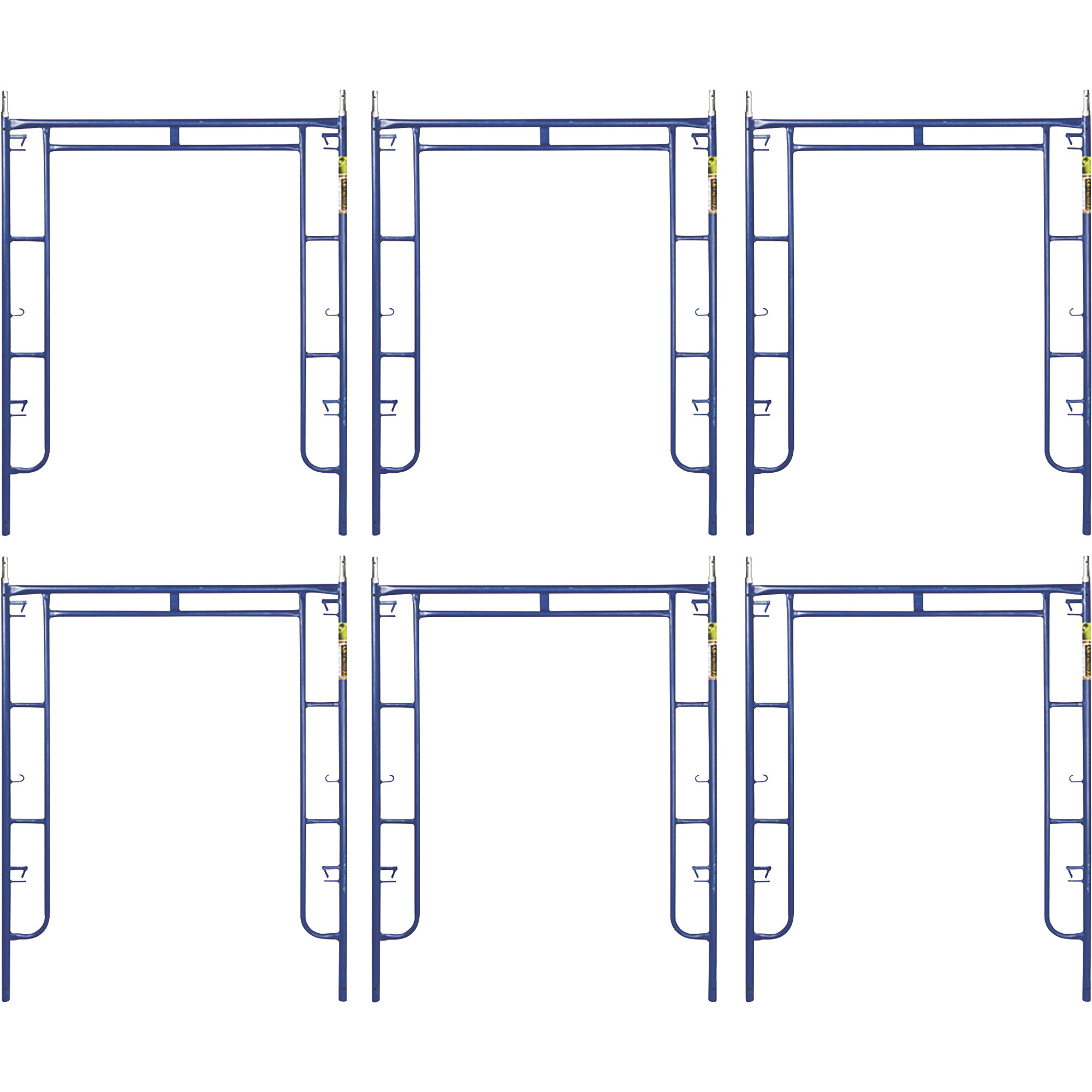 Metaltech Saferstack 6ft. x 5ft. Scaffold Arch Frame, 6-Pack, Model# M ...