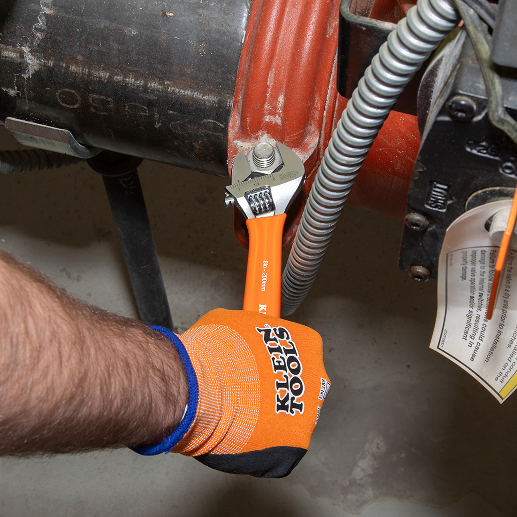 Klein Tools, Extra-Capacity Adjustable Wrenches, 4-Piece, Model# D5074 ...