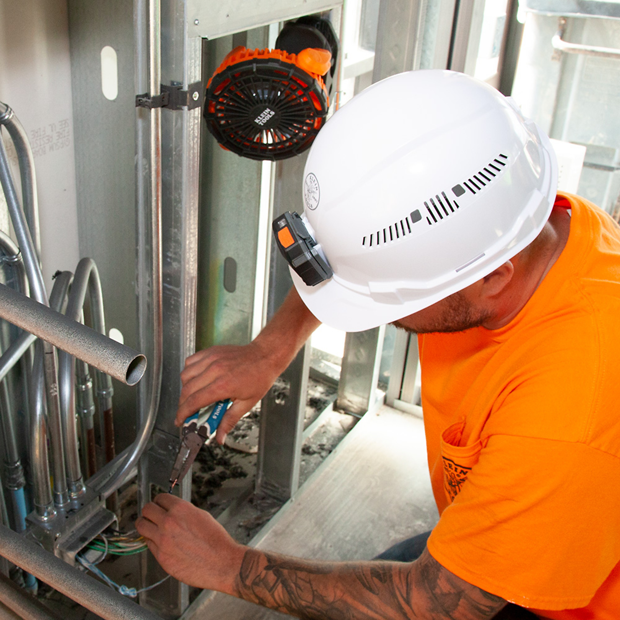 Klein Tools, Rechargeable Personal Jobsite Fan, Fan Type Workstation ...